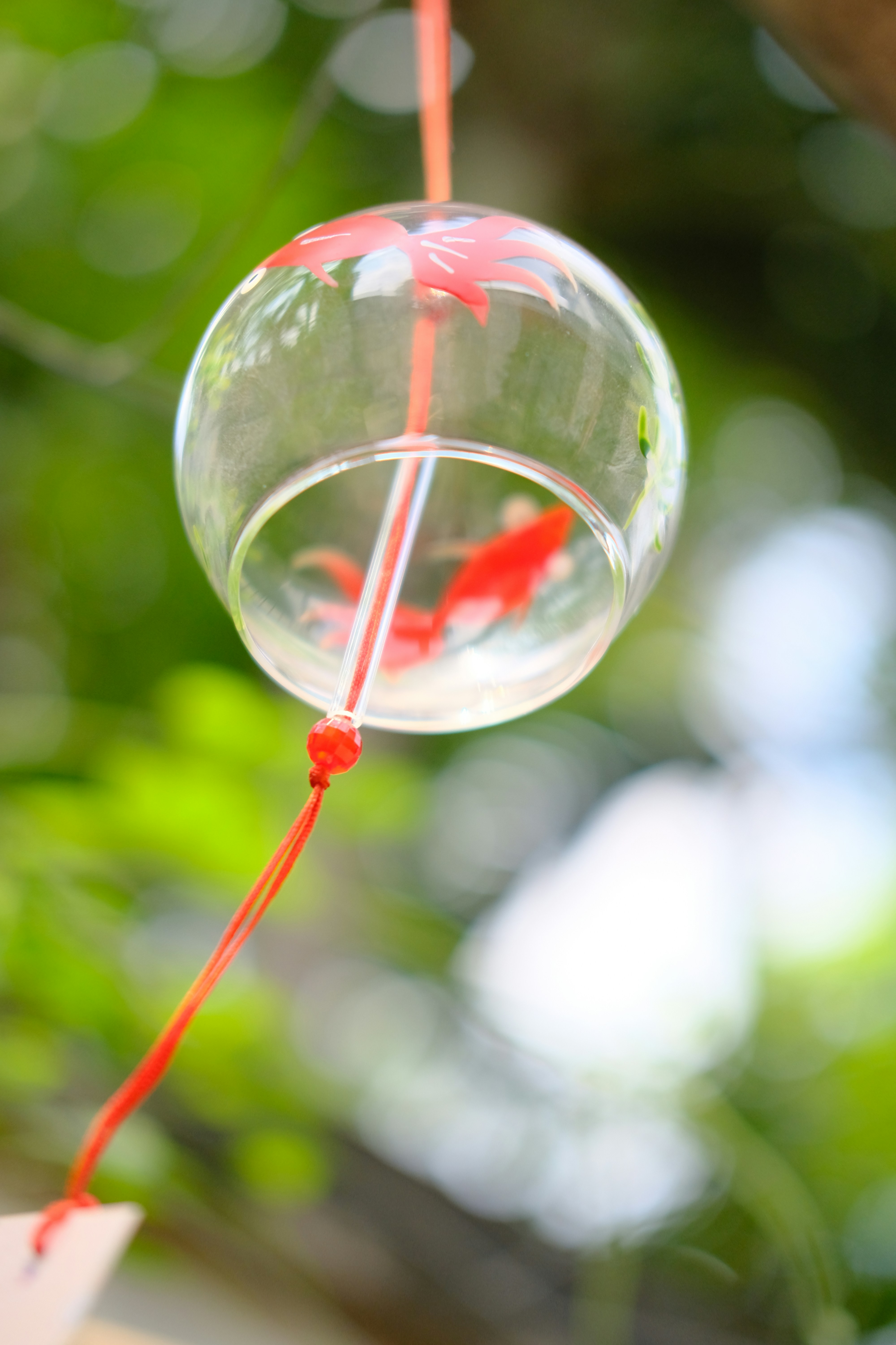 red and white bubble on the air