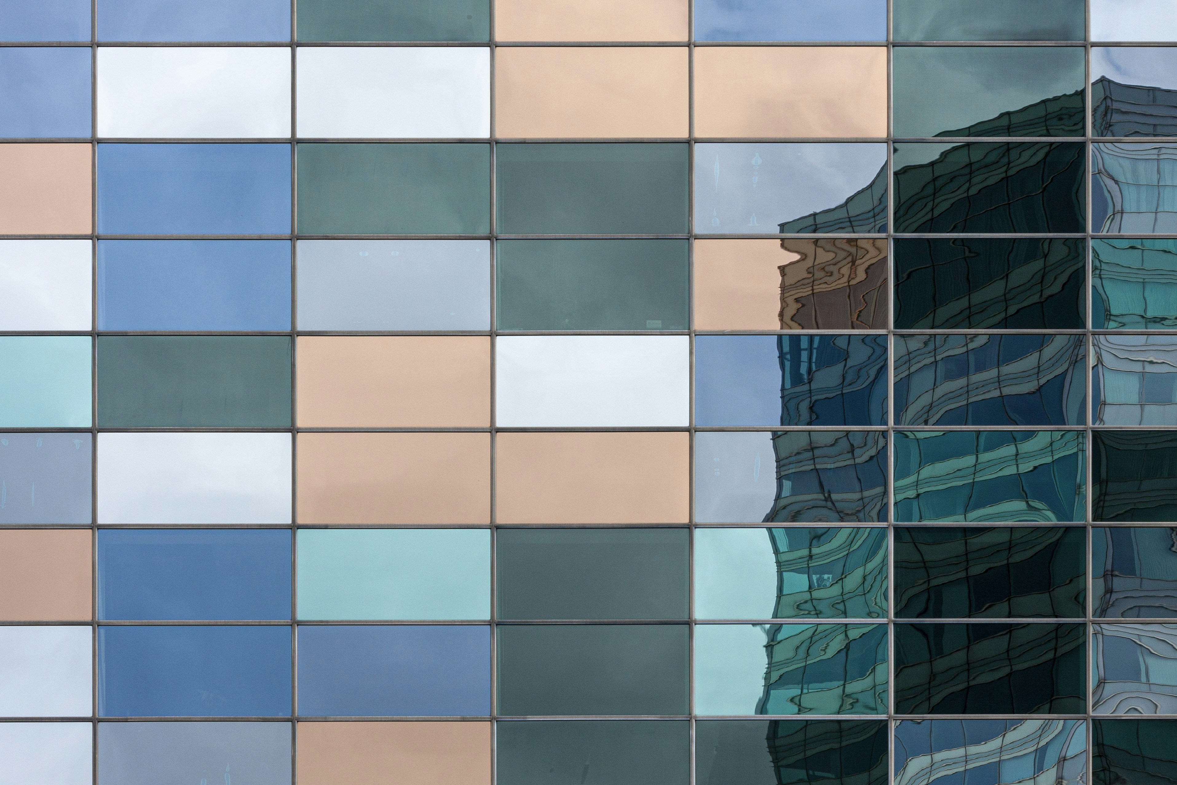 Chromatic Facade: Reflections on a Glass Mosaic
