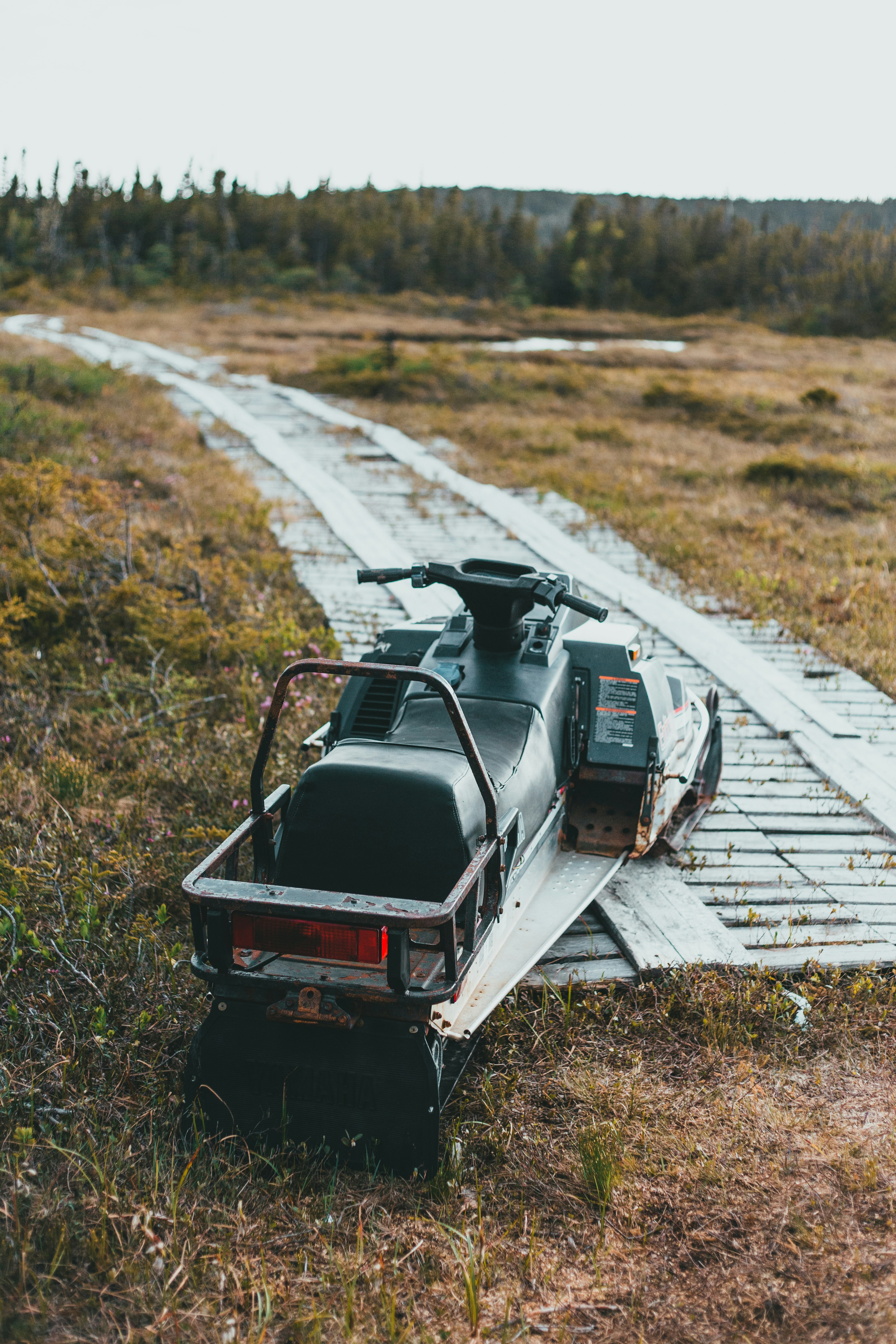 Black and gray car on rail road during daytime photo – Free Bush Image ...