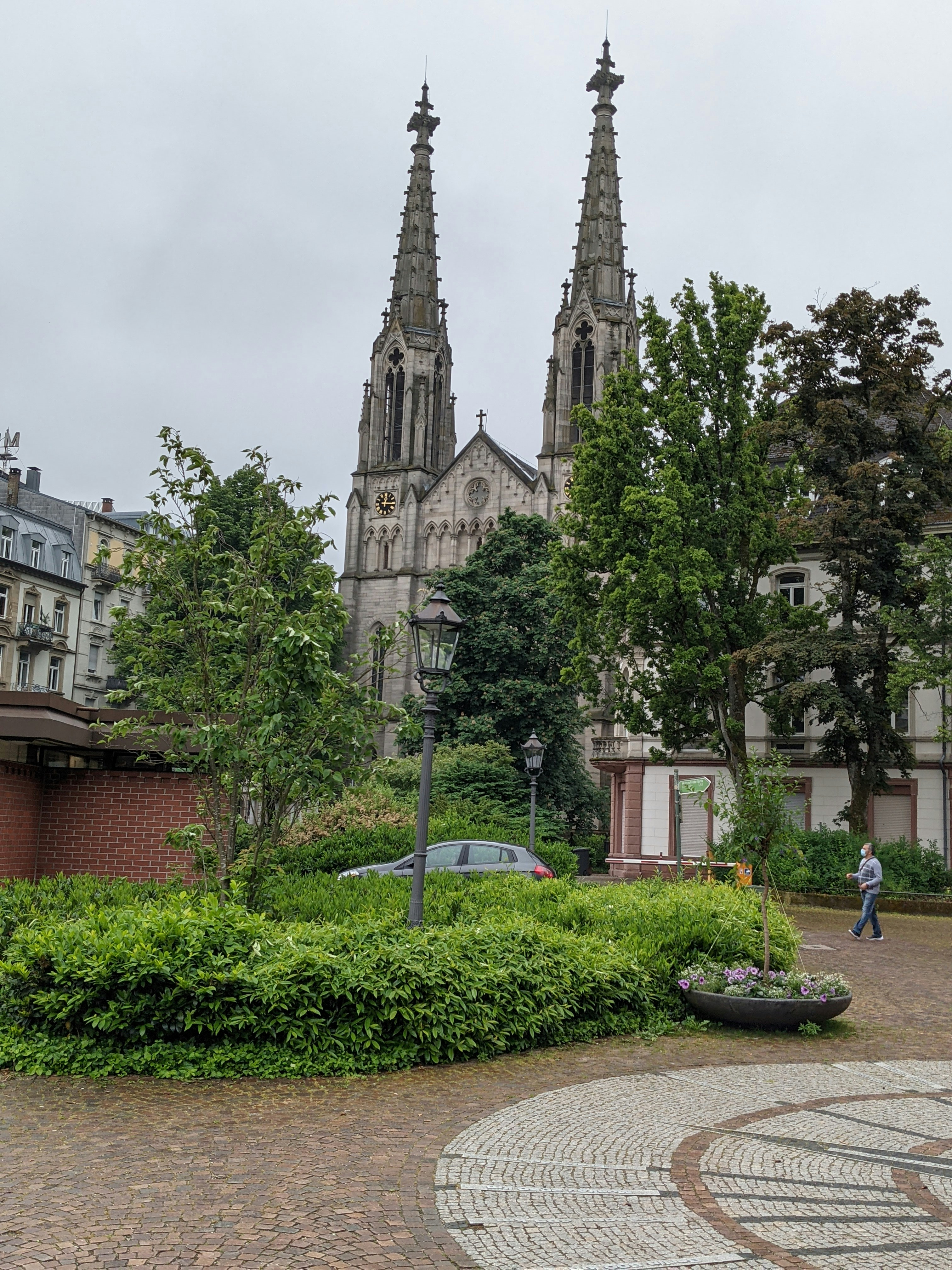 Beautiful church in Baden Baden Germany