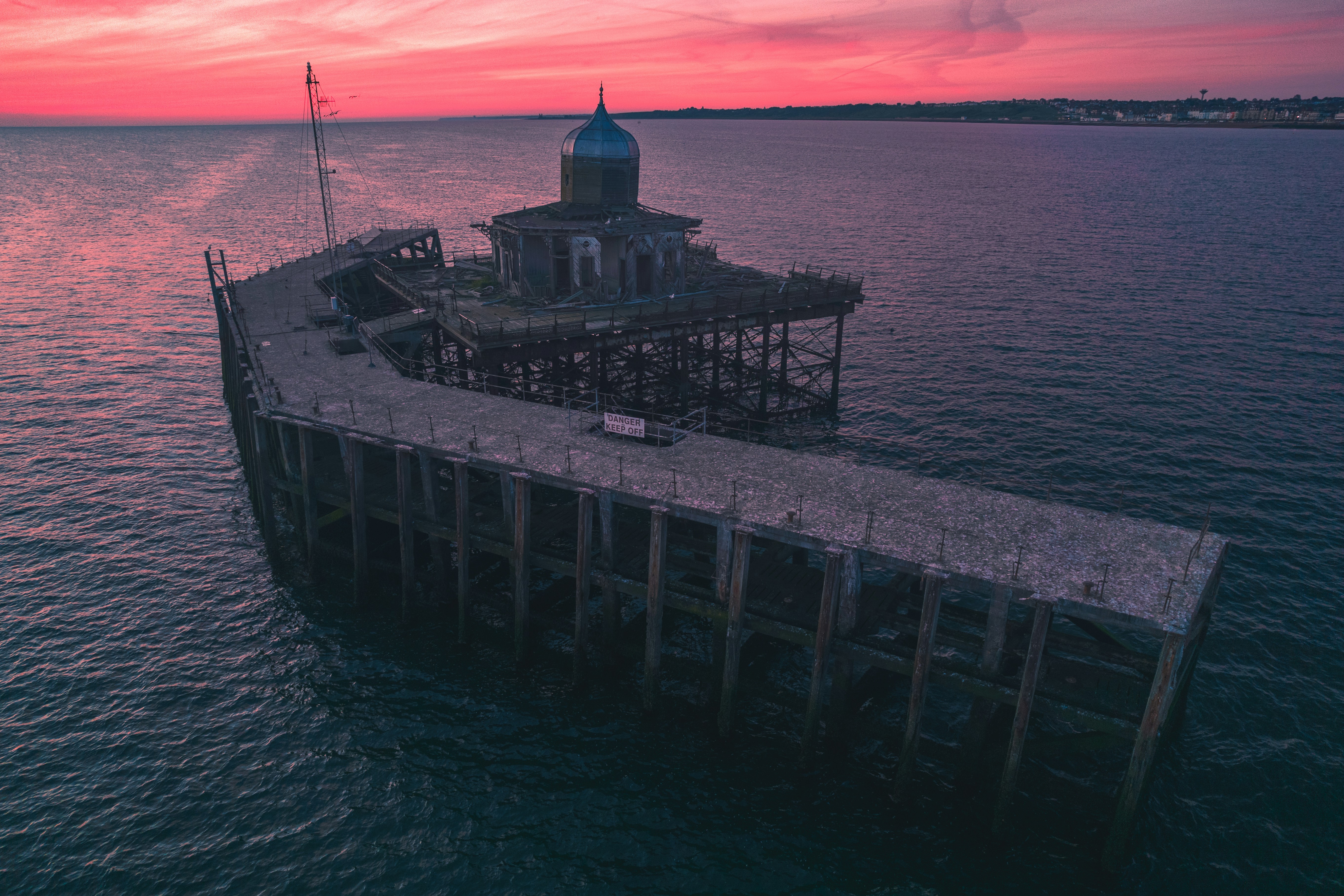 Sunrise at the derelict part of the Herne Bay pierJack B
