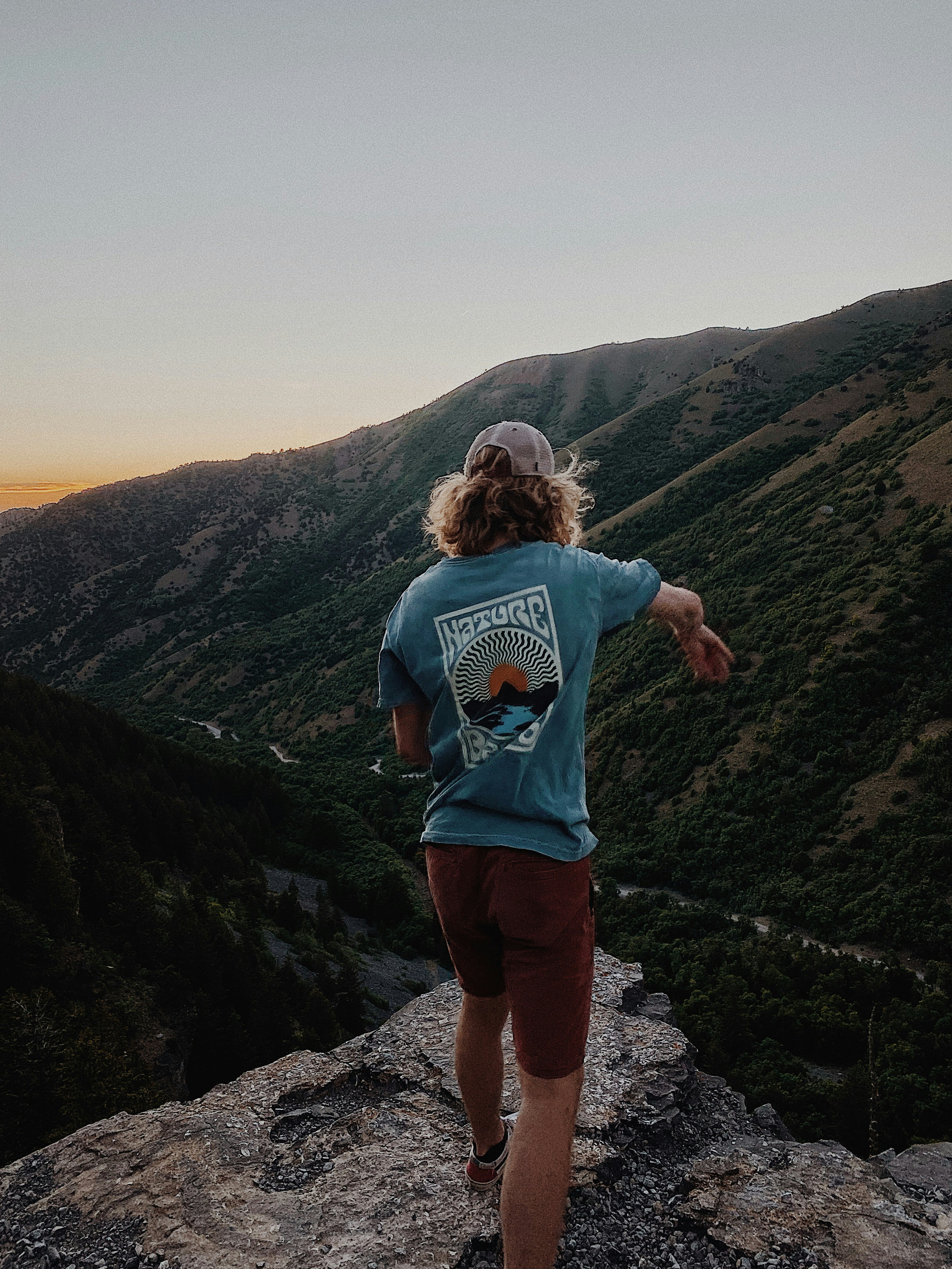 Sunset Stroll on the Edge