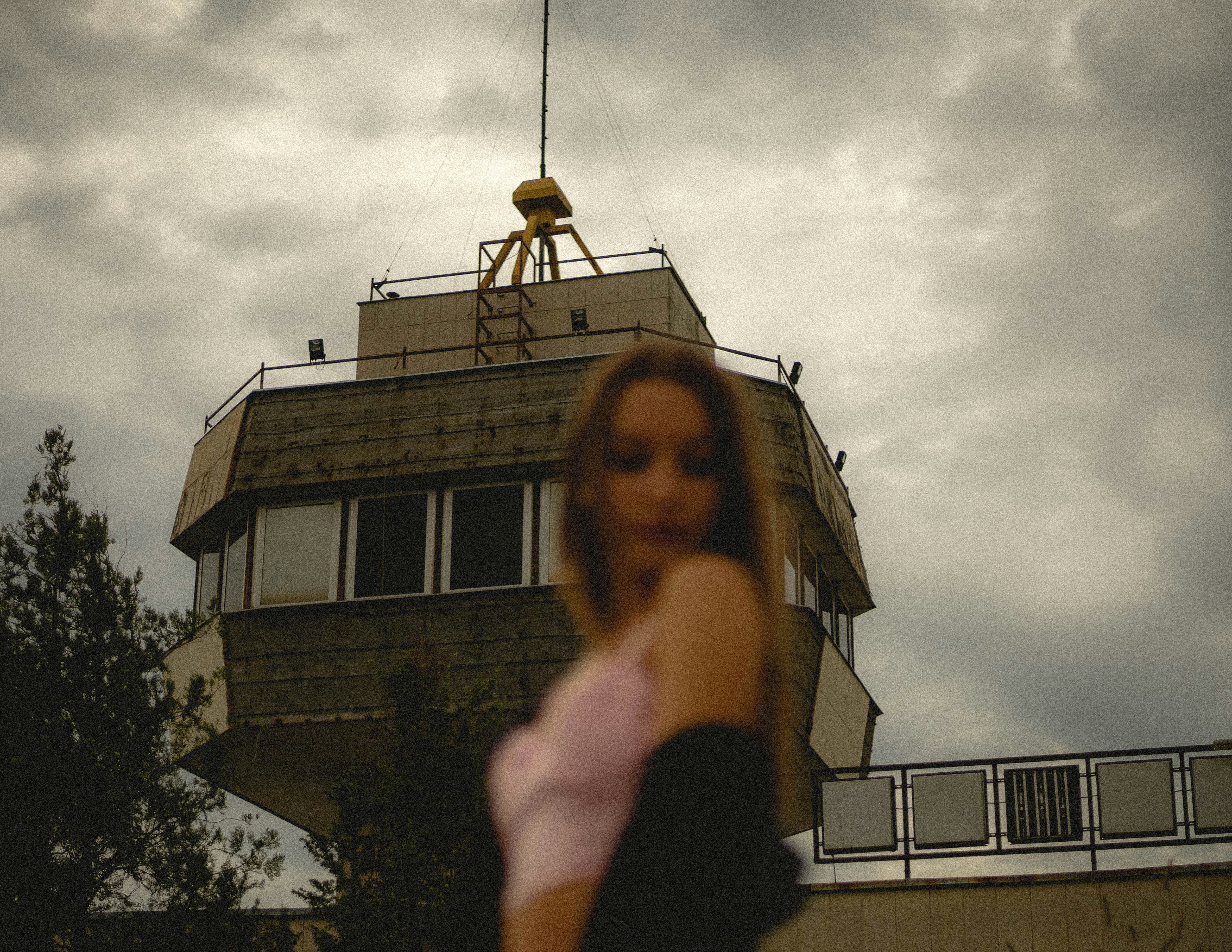 Blurry Portrait, Concrete Control Tower