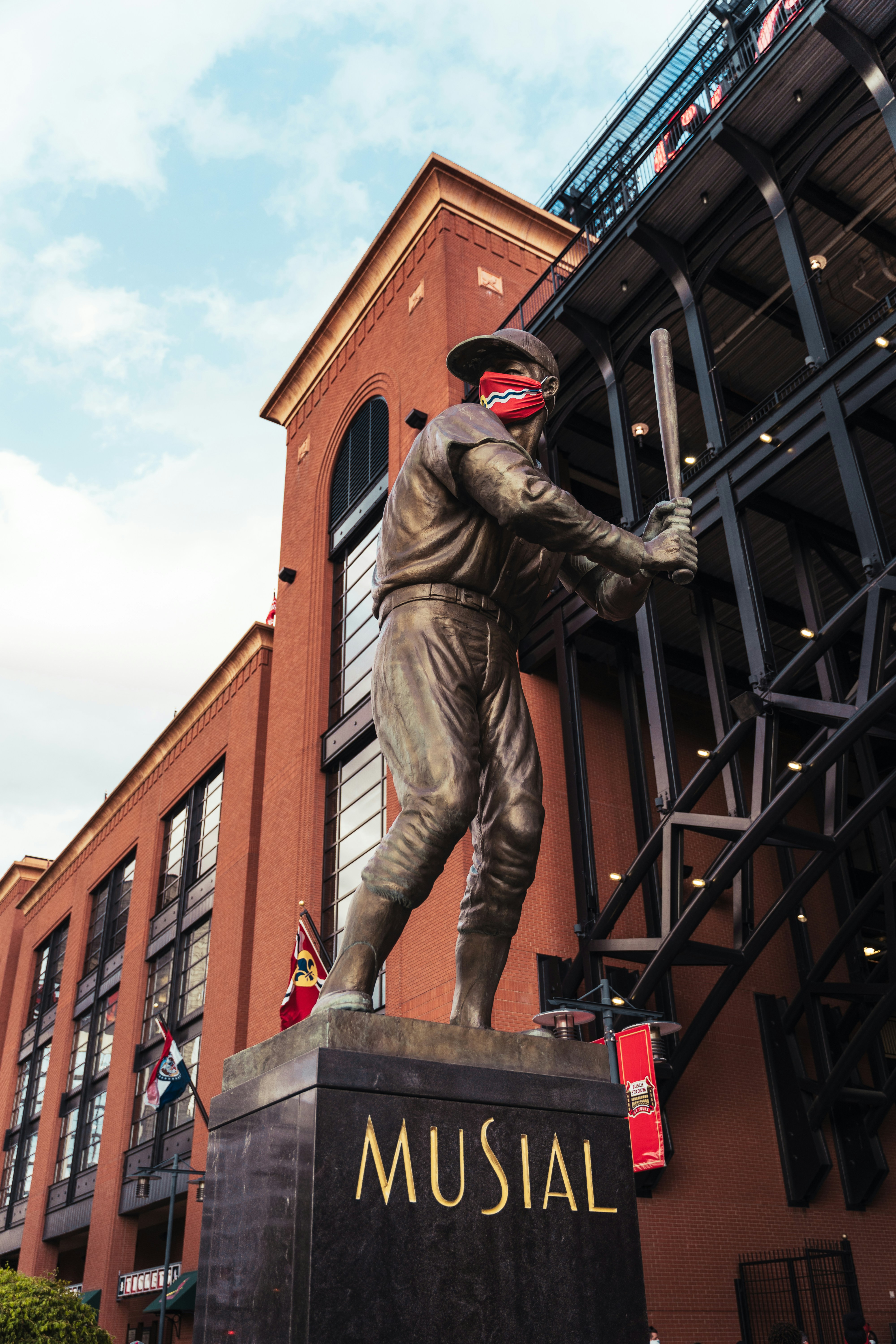 Bronze Baseball Hero: A Statue Beyond the Stage Door
