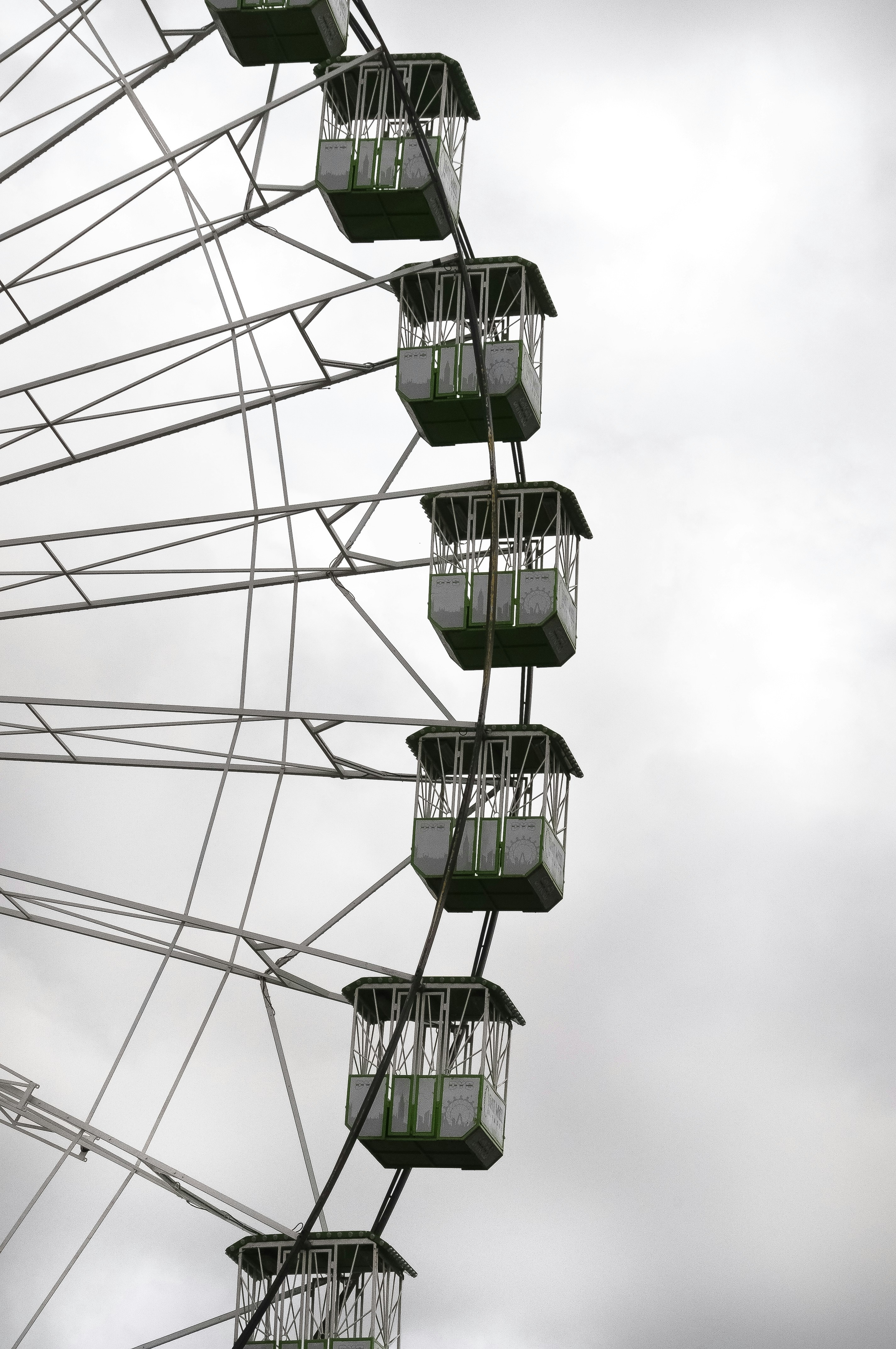 Black And White Ferris Wheel Photography