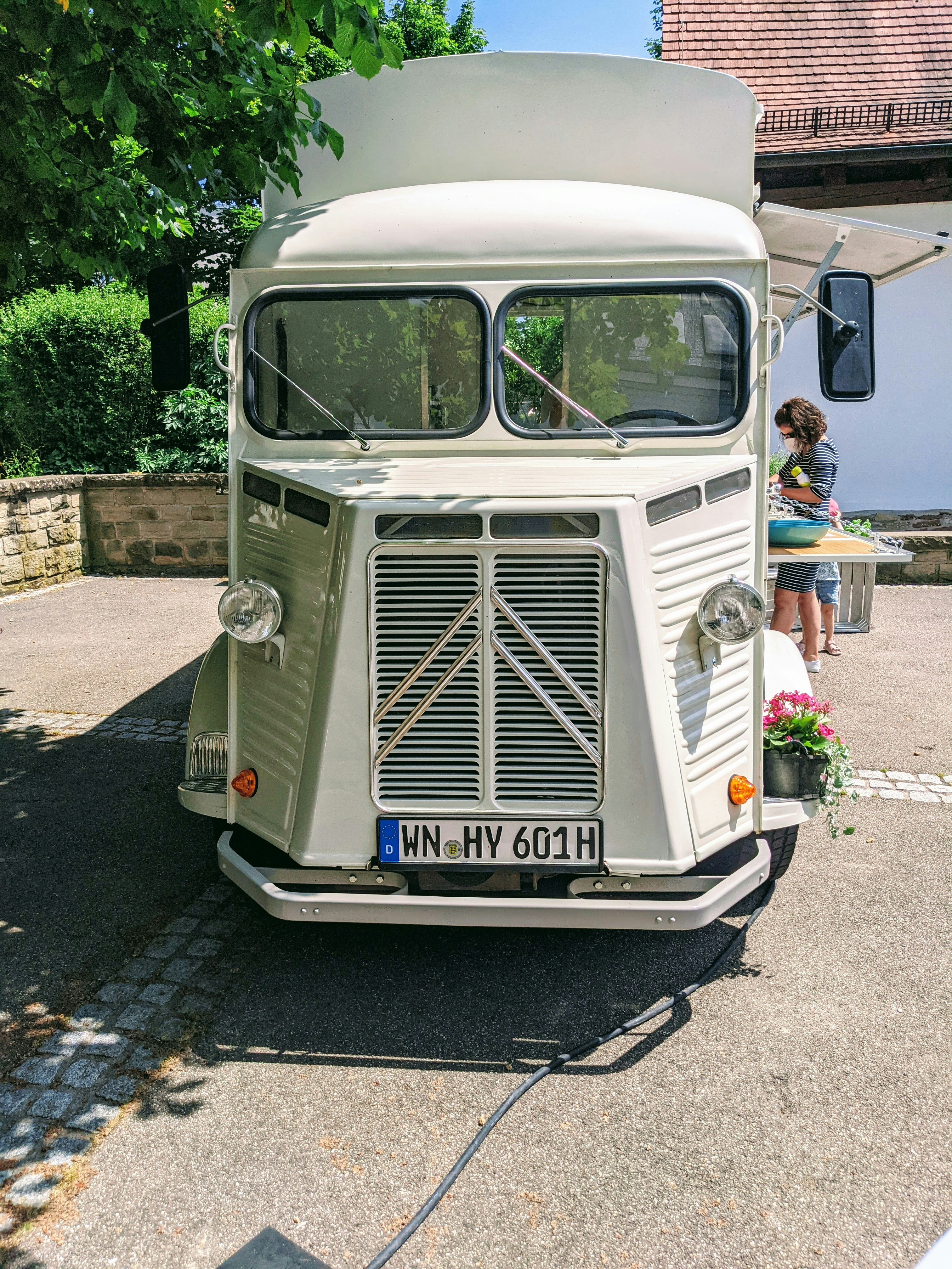 White mercedes benz van on road during daytime photo – Free Schmiden ...