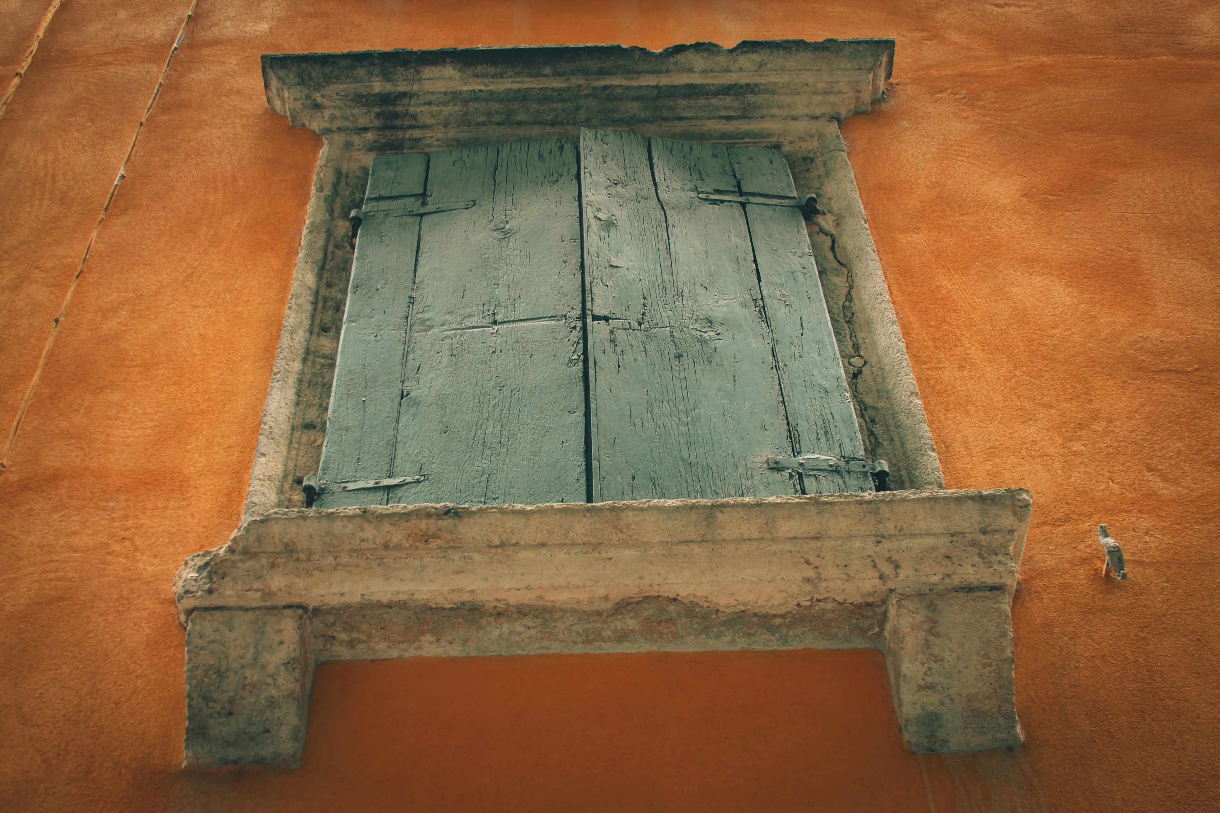 Old Door in Verona Italy on a sunny day