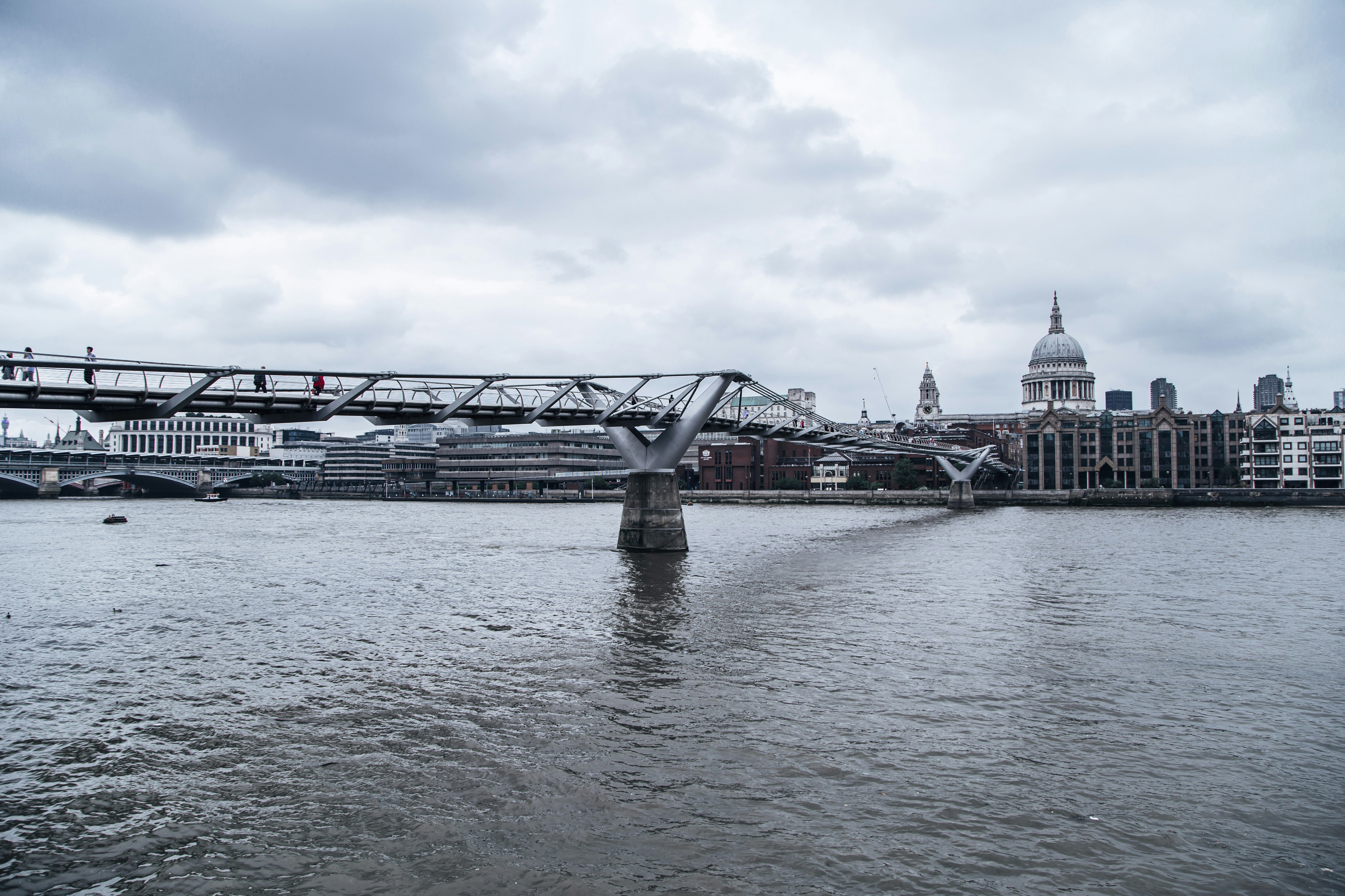 Gray bridge over body of water during daytime photo – Free Bridge Image ...