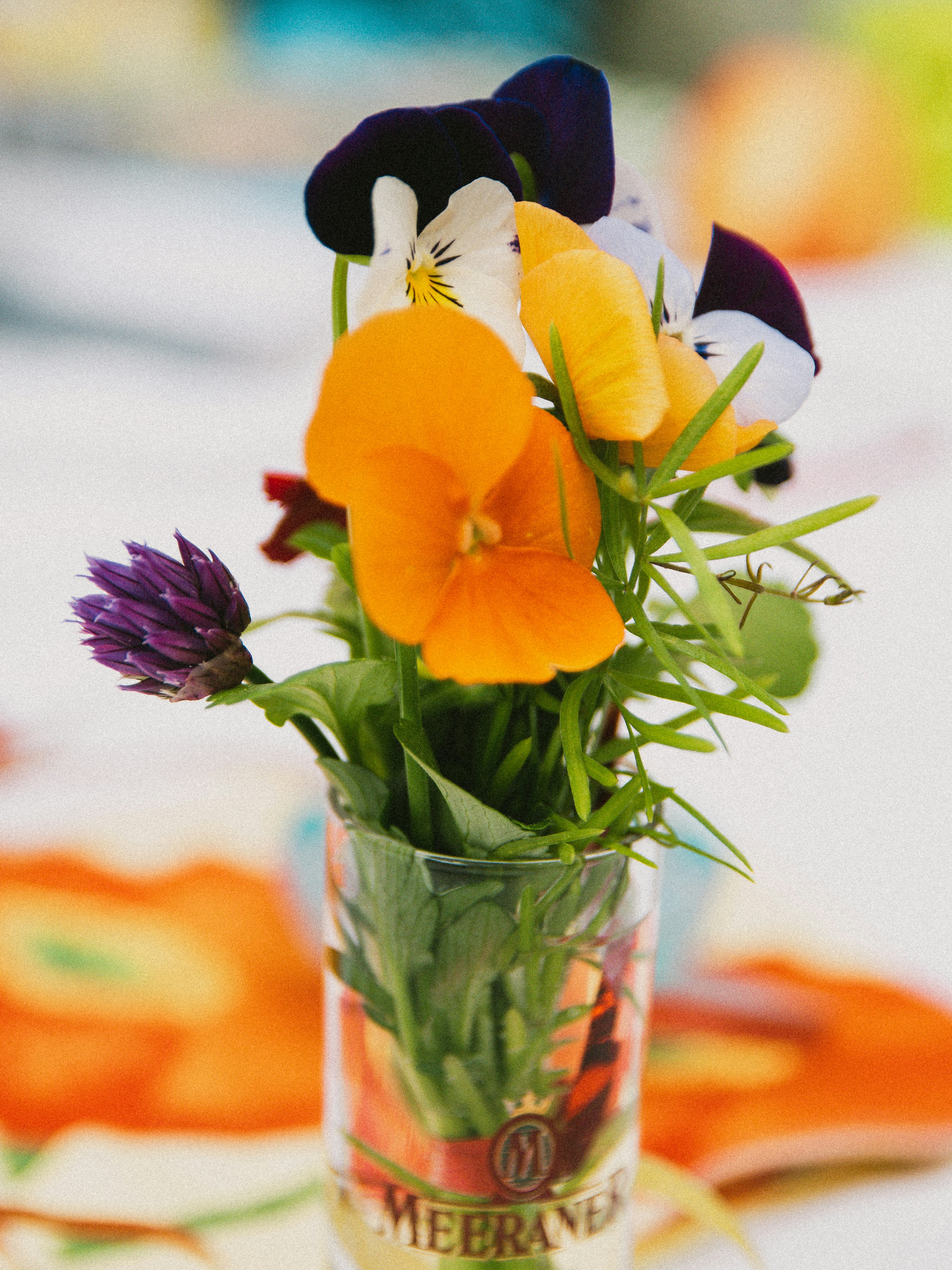 Vivid Poppies in a Glass Vase: A Burst of Summer Colors