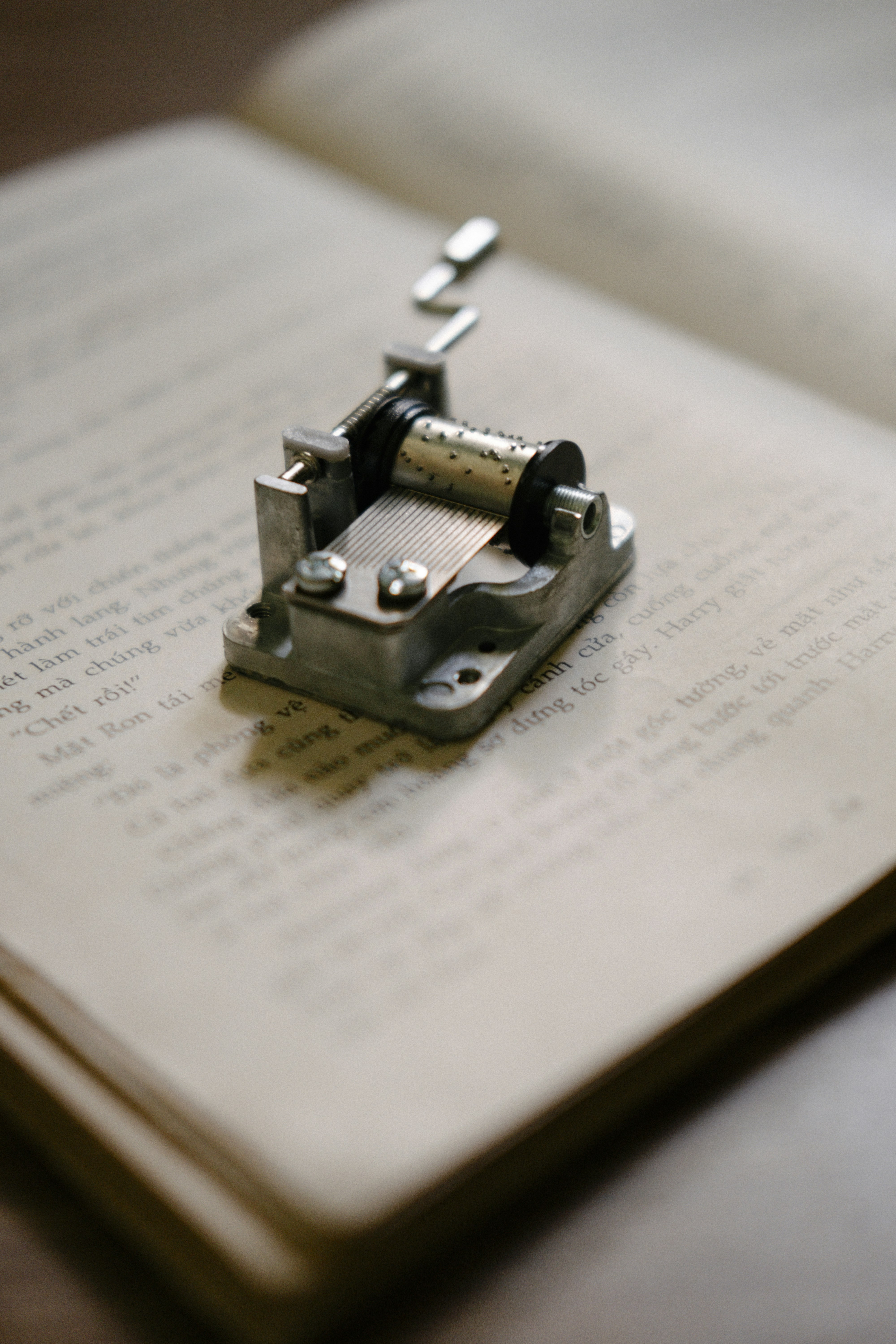 Micro-Mechanism on Open Pages: A close-up study of tiny precision hardware