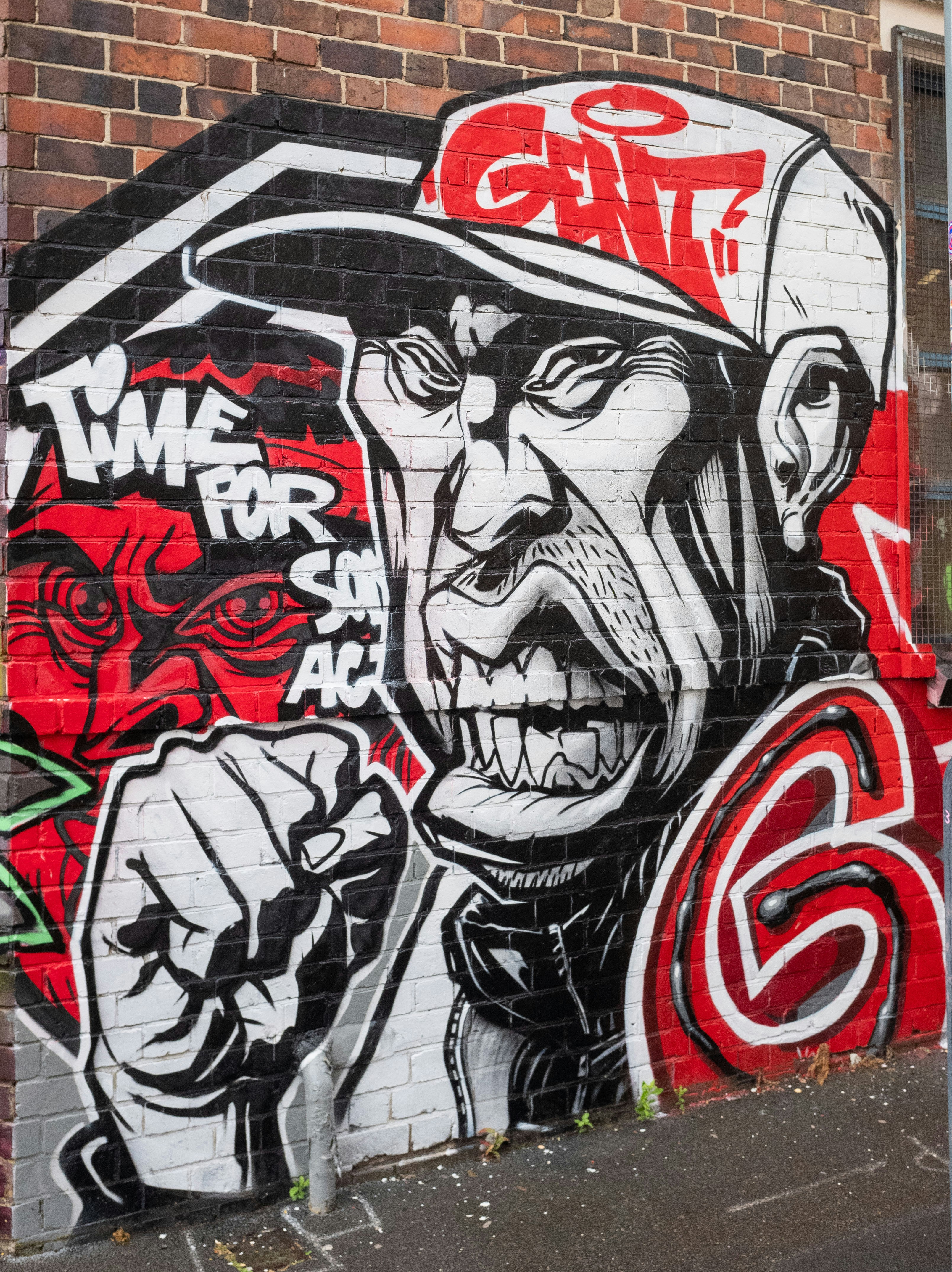 Red white and black graffiti photo – Free Digbeth Image on Unsplash