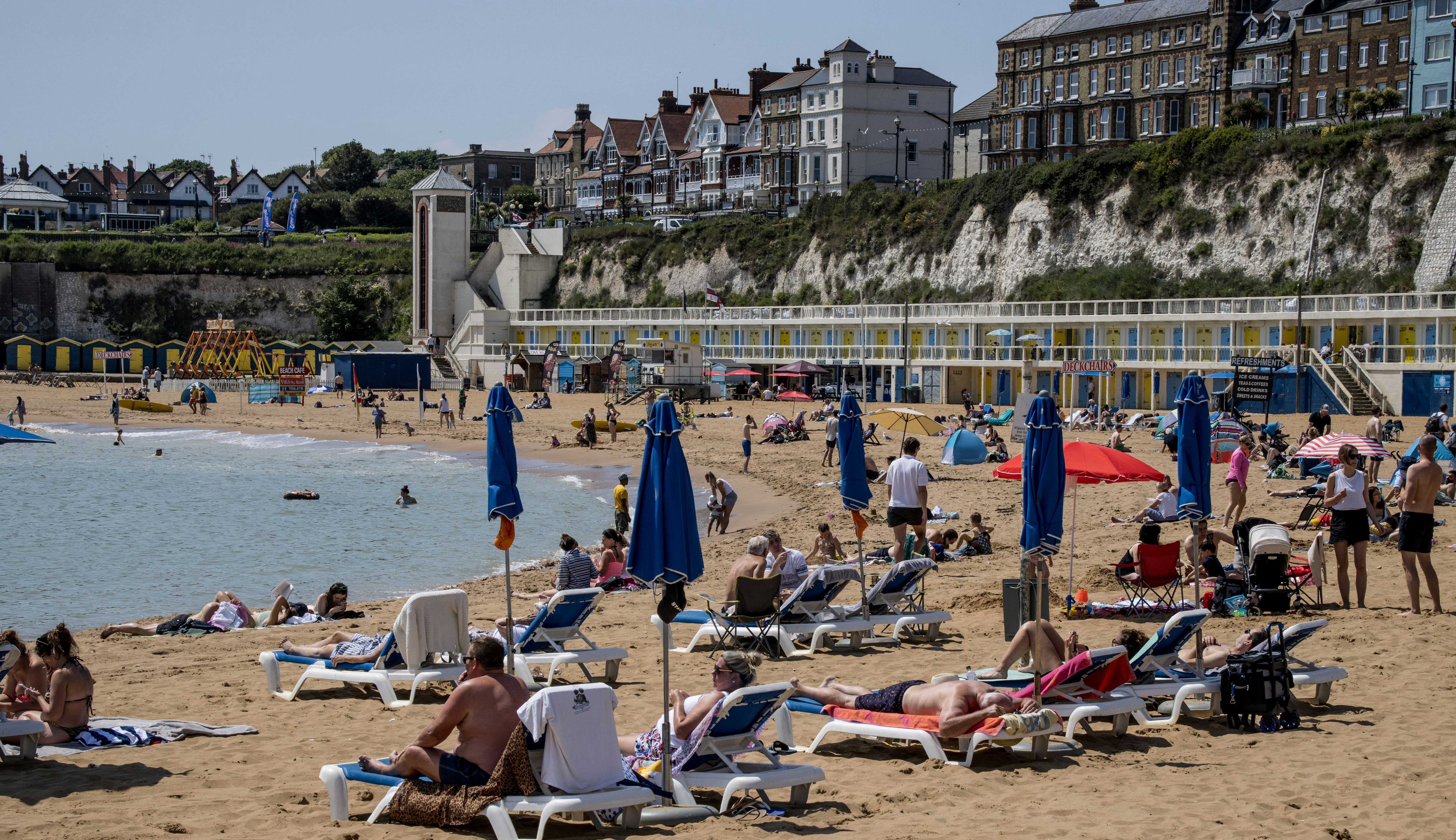 Seaside Serenity: A Day at the Clifftop Beach
