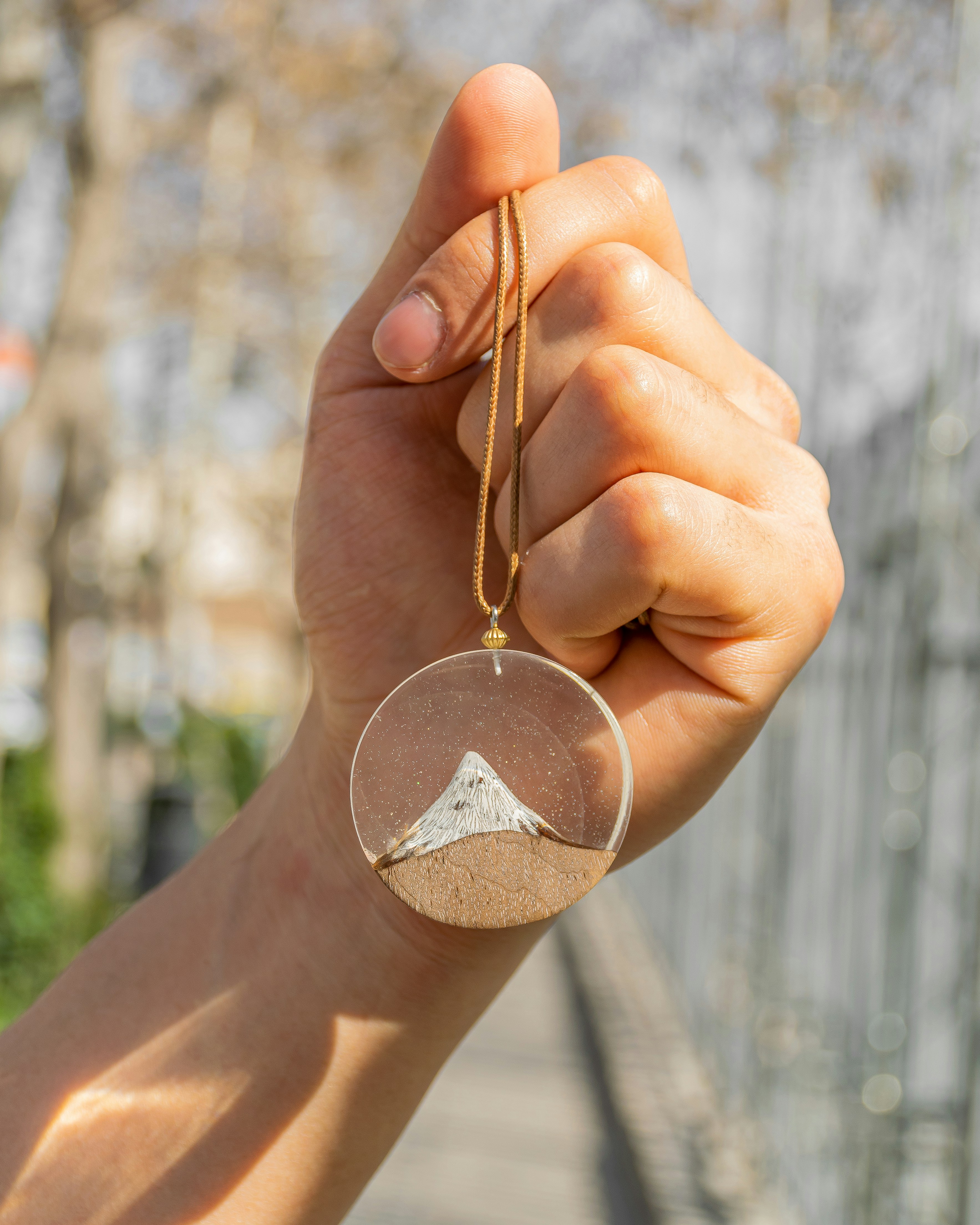 Pendant of a Snow-Capped Moment
