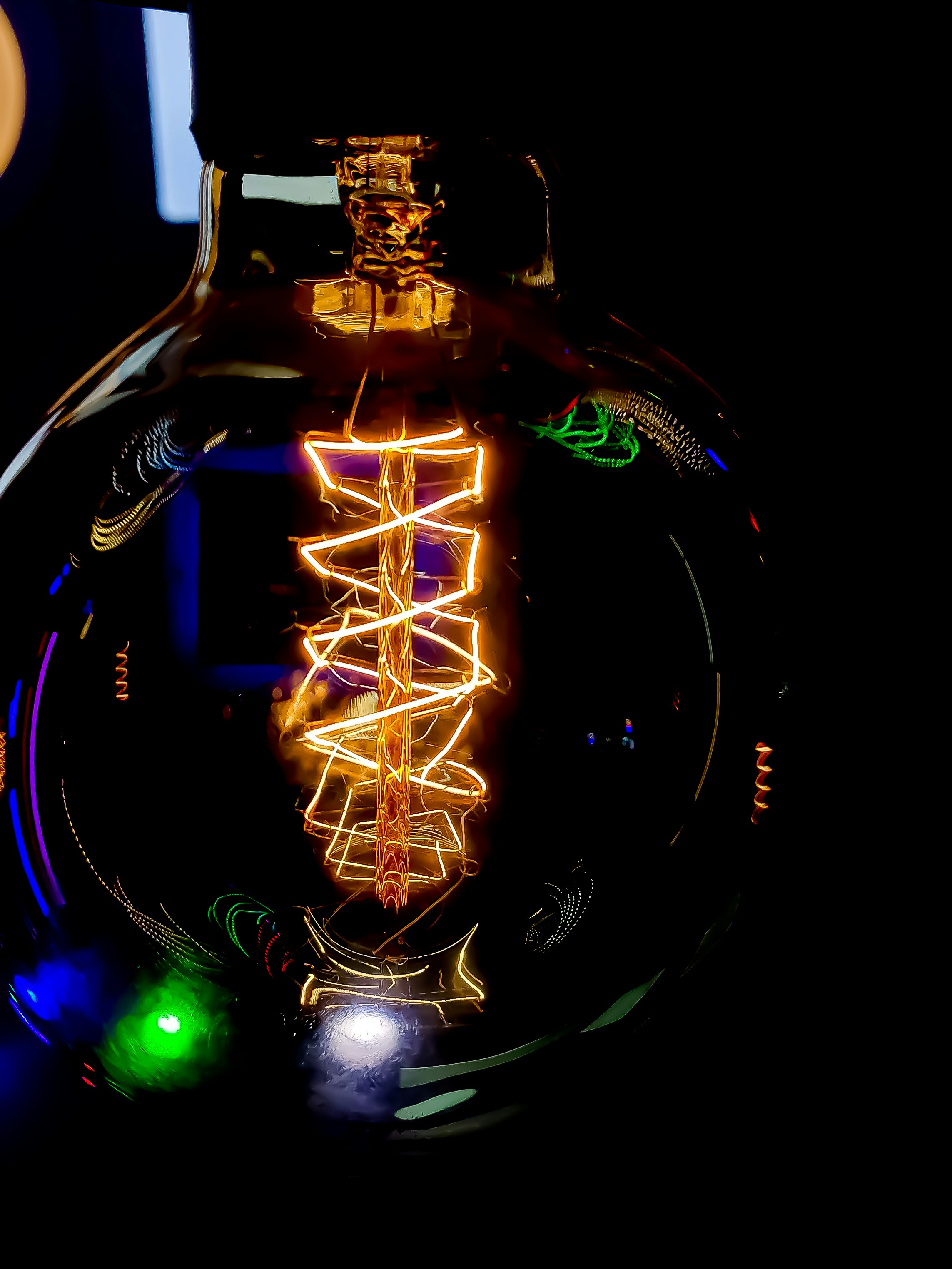 Blue and yellow led light photo – Free Spark Image on Unsplash