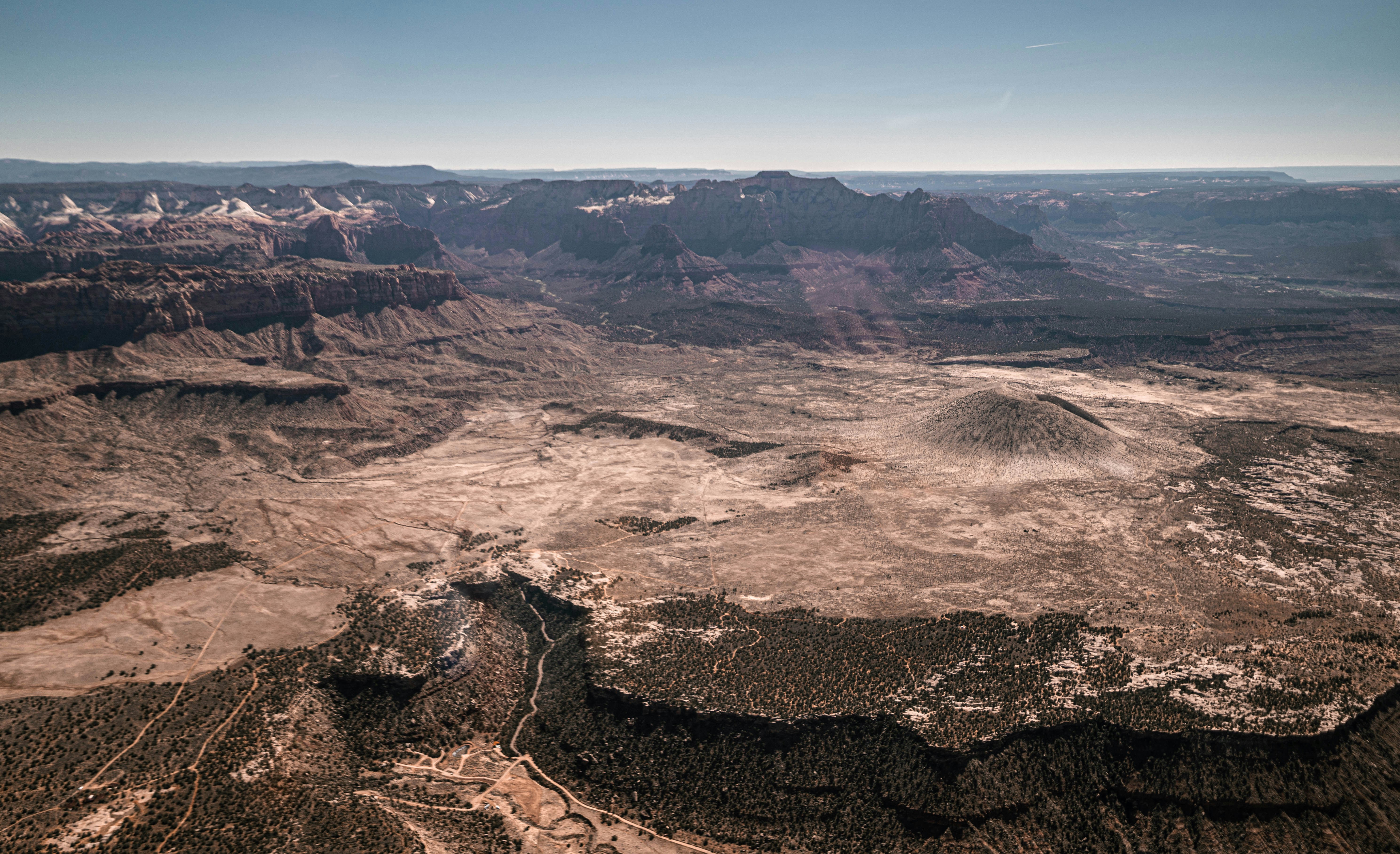 Brown and gray mountains under blue sky during daytime photo – Free ...