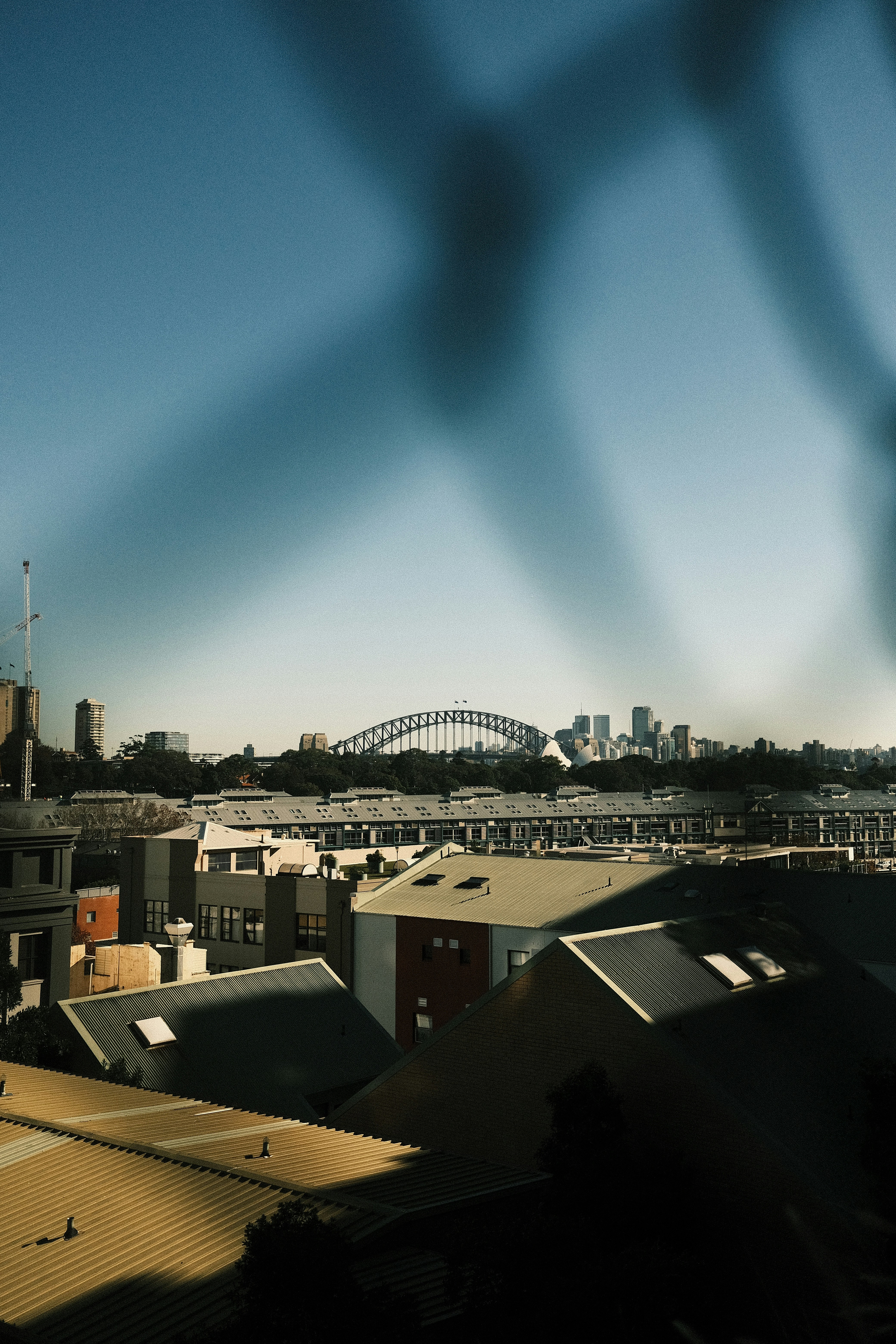 Sydney Skyline, featuring Sydney Harbour Bridge and Opera House.
