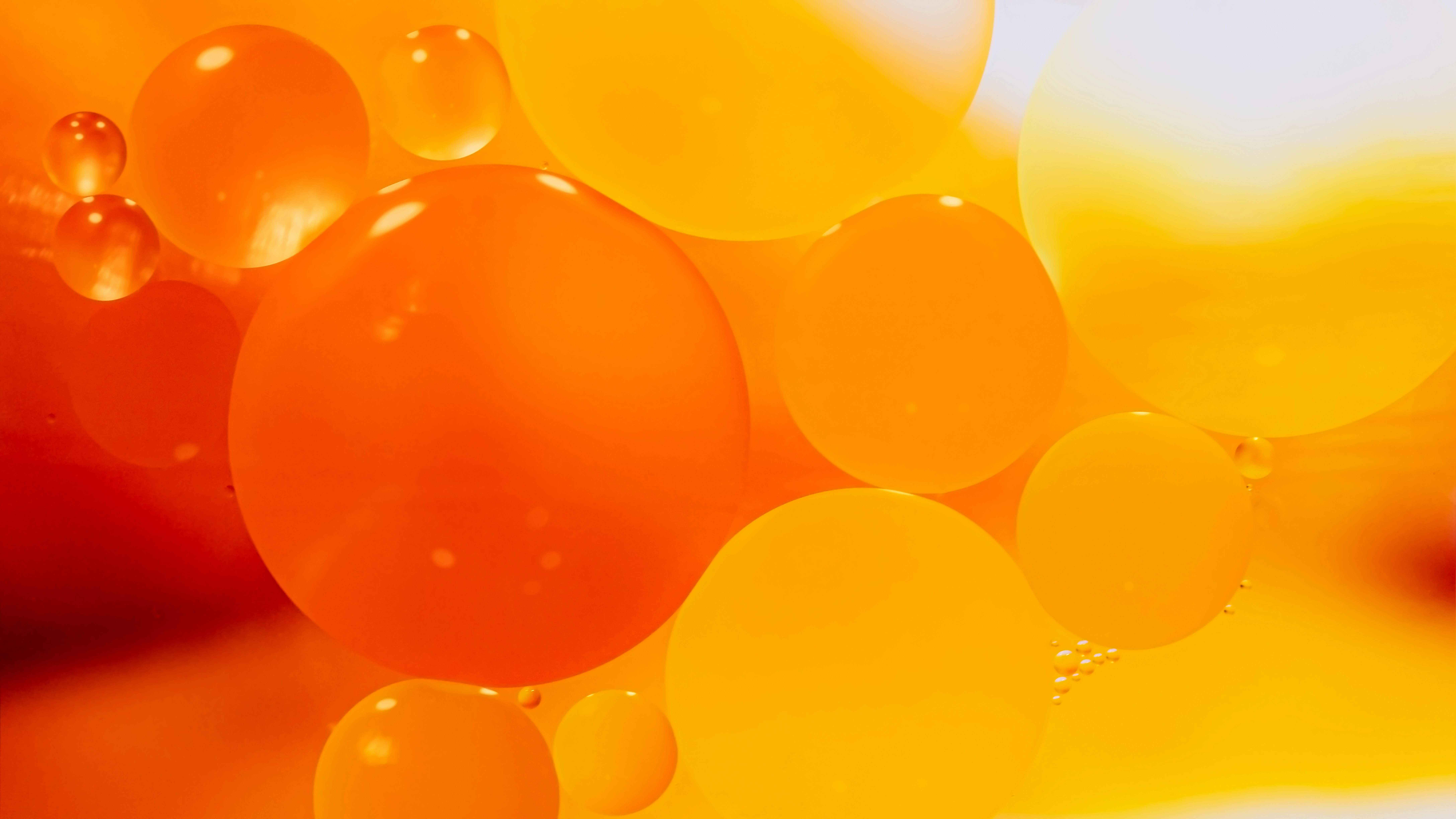 Sunlit Spheres of Oil