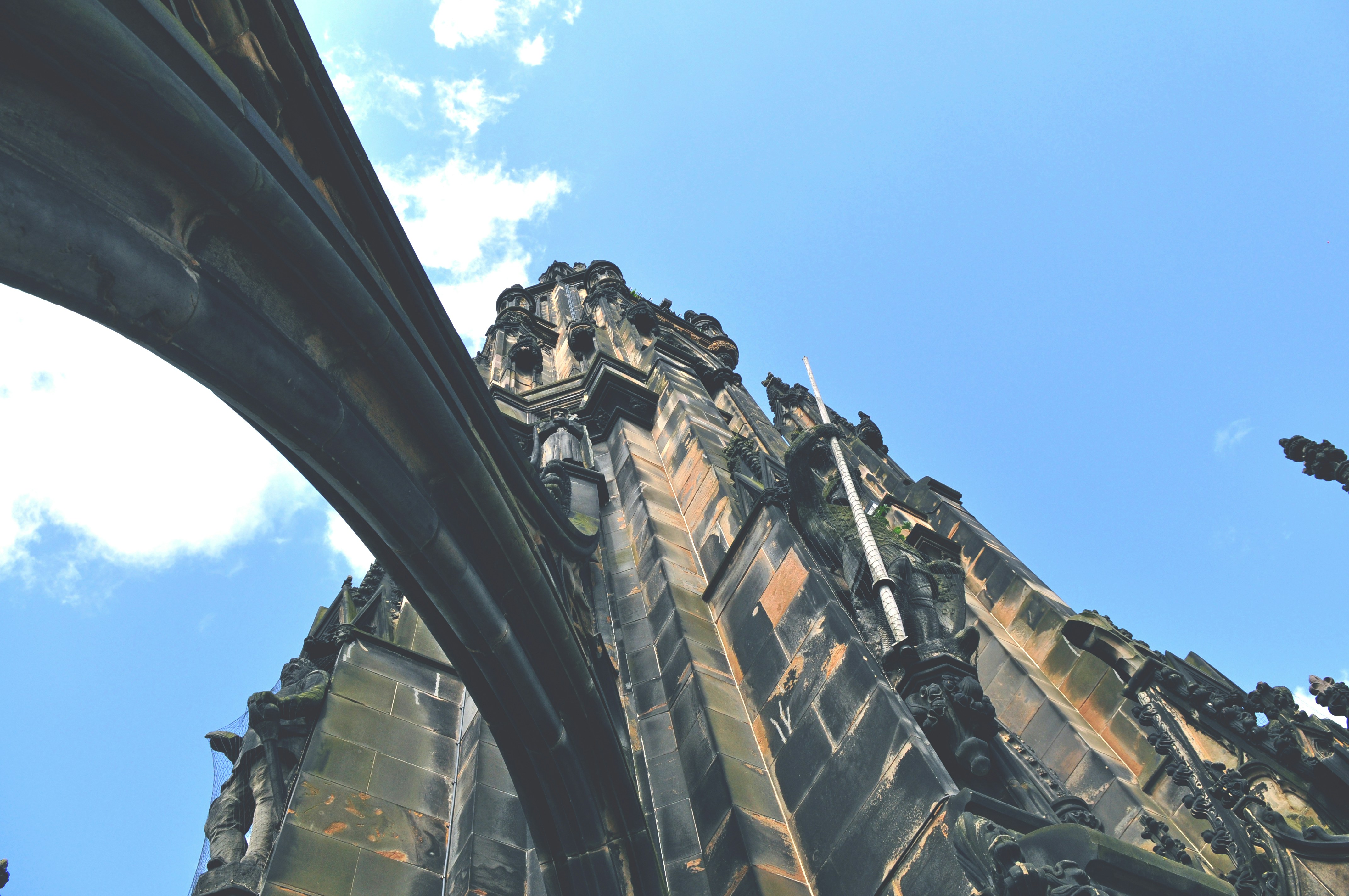 Low angle photography of high rise building photo – Free Scott monument ...