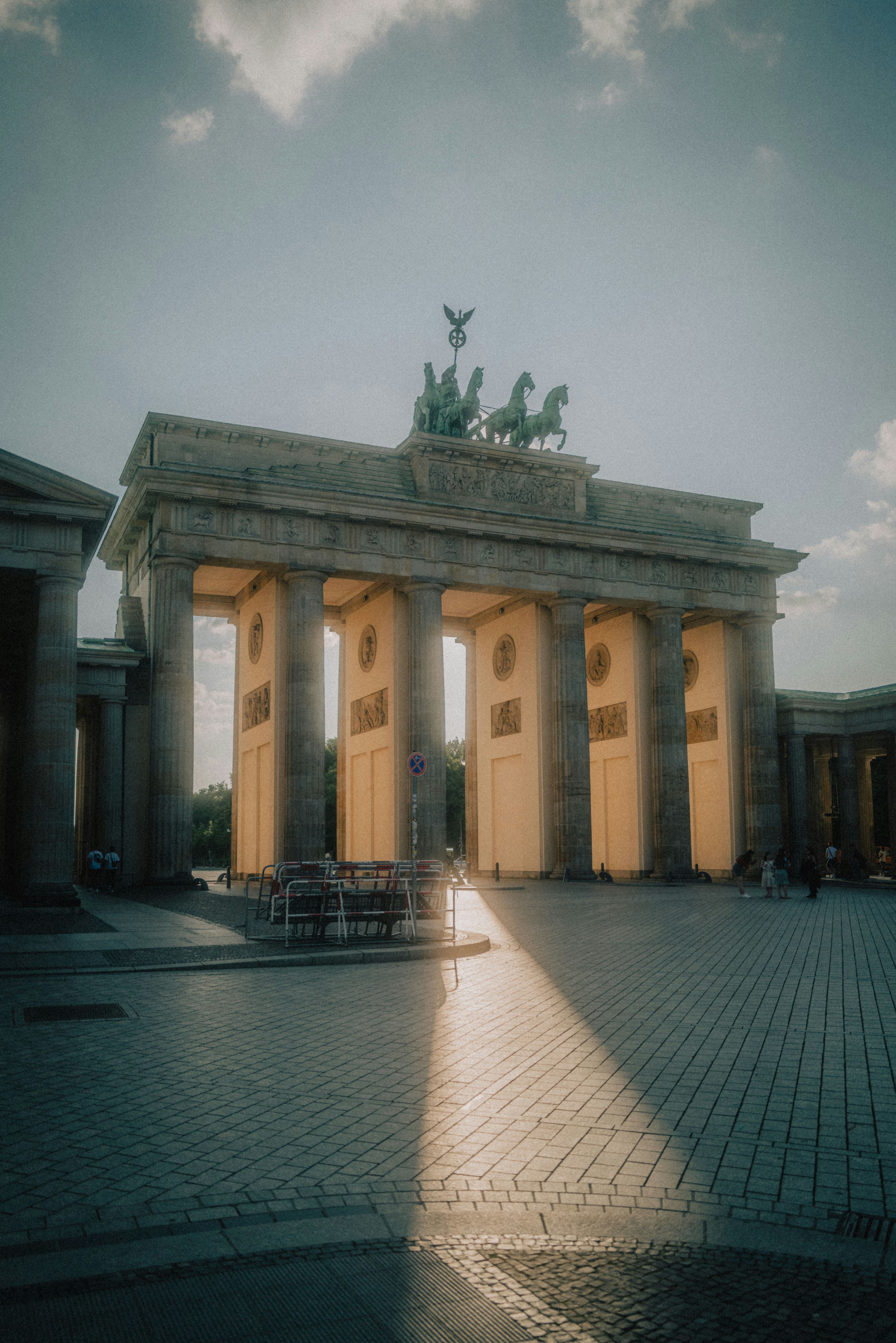 Brandenburger Tor at sunset