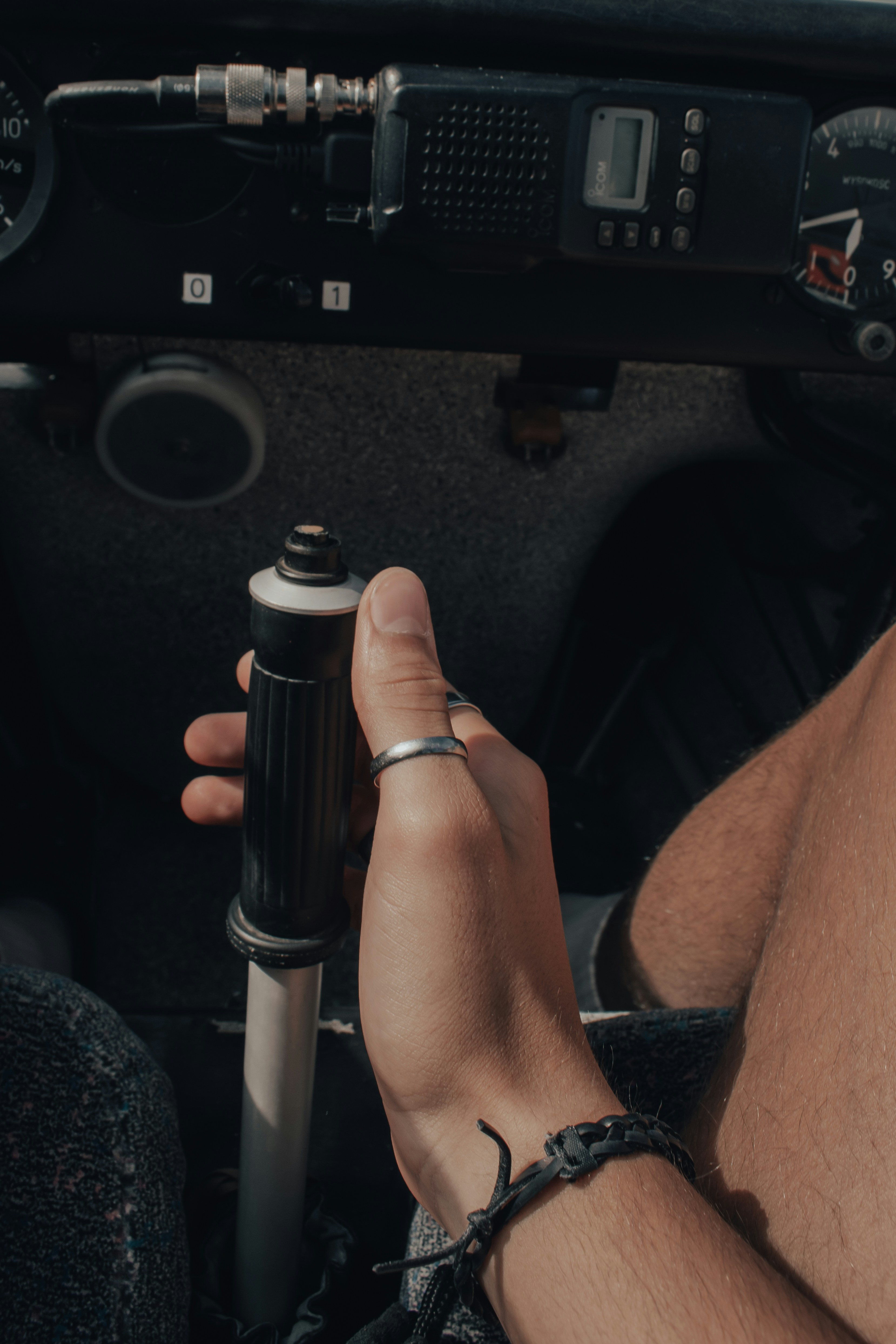 Hand on the Gear: A Moment Inside The Cockpit