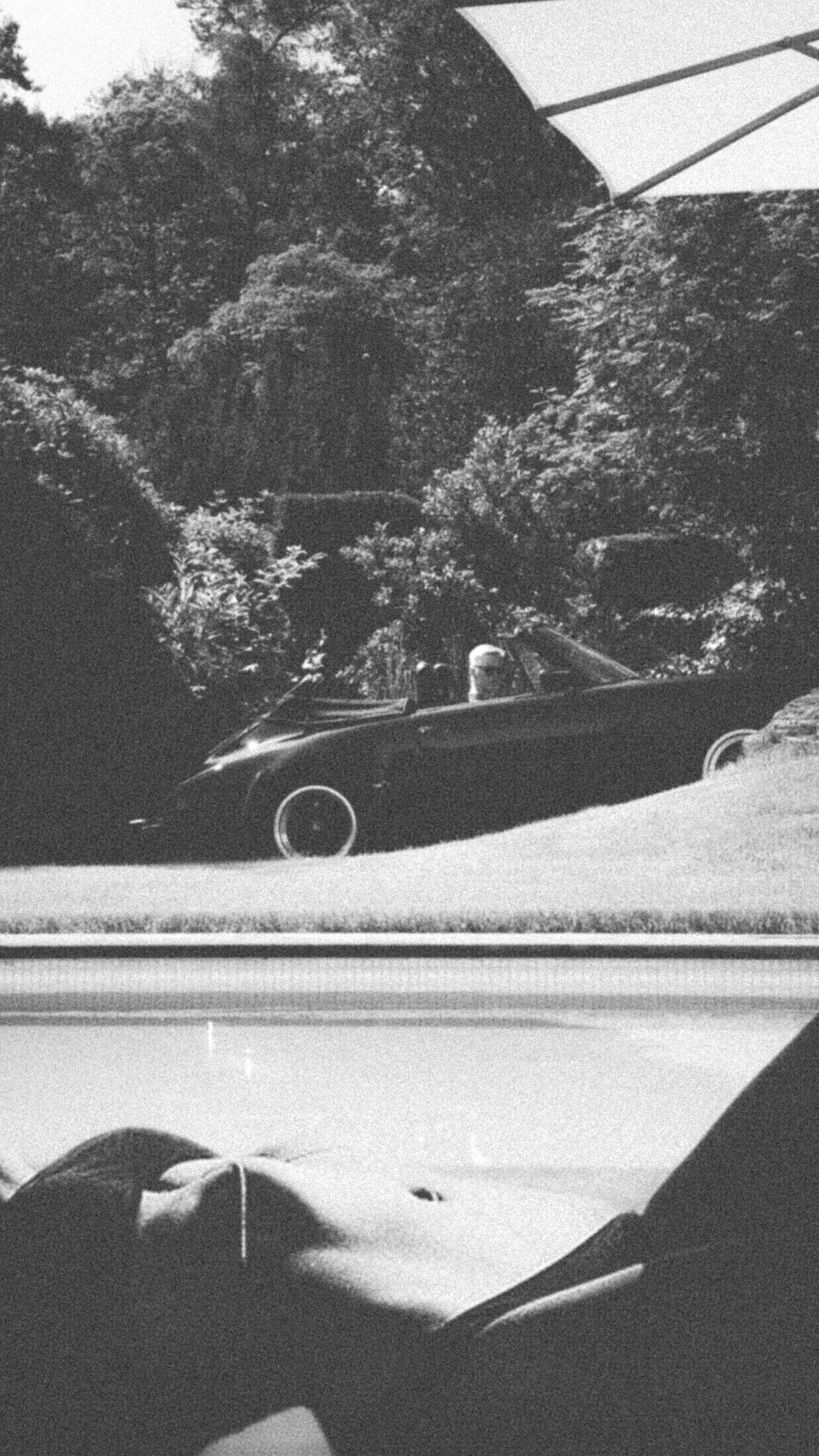 Grayscale photo of classic car on road photo – Free Porsche 911 Image ...