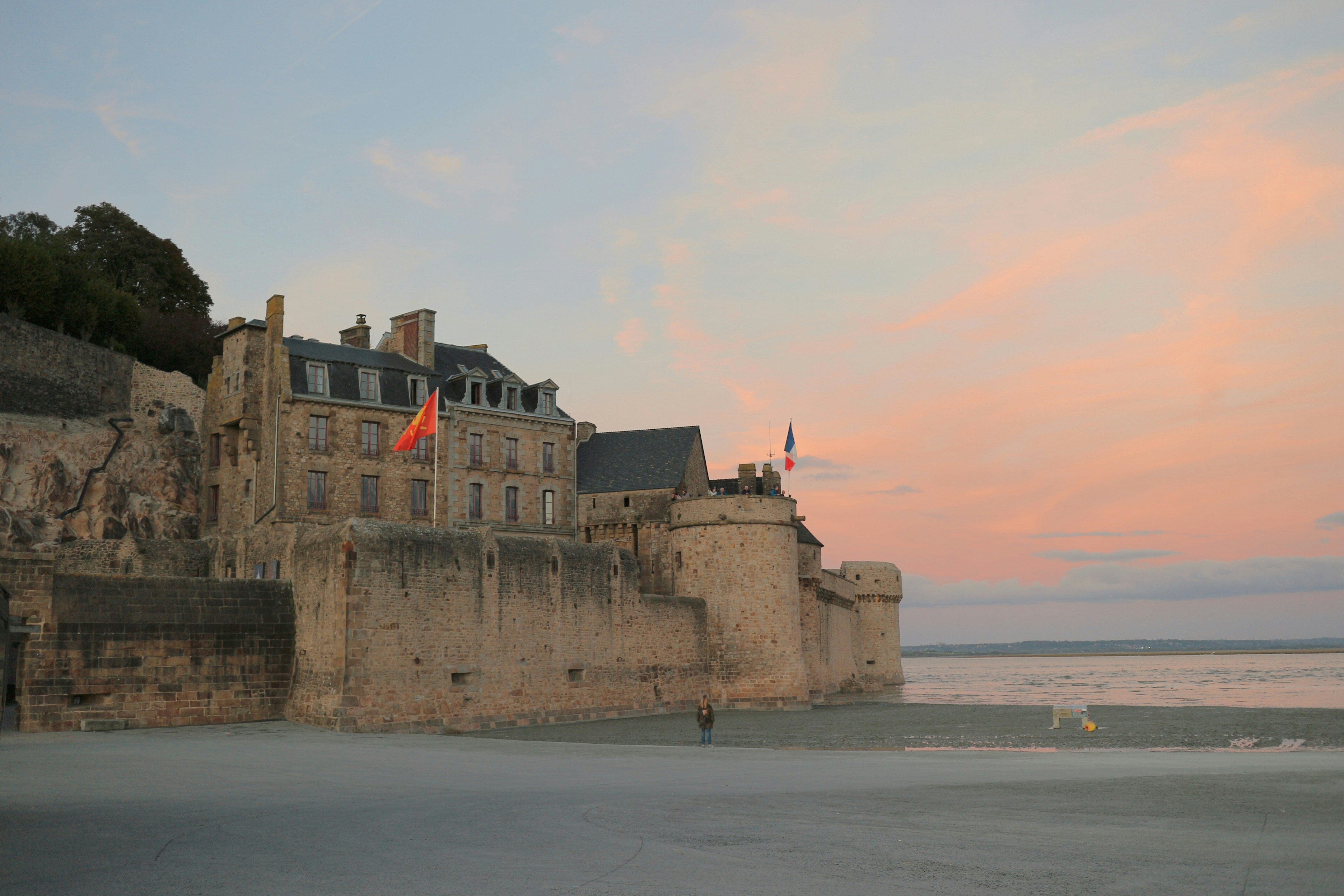 Echoes of History: The Coastal Fortress at Dusk