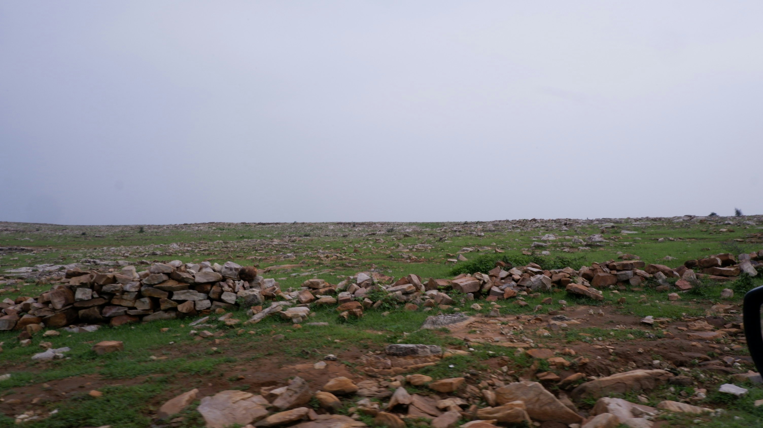 brown rocks on brown field under white sky during daytime