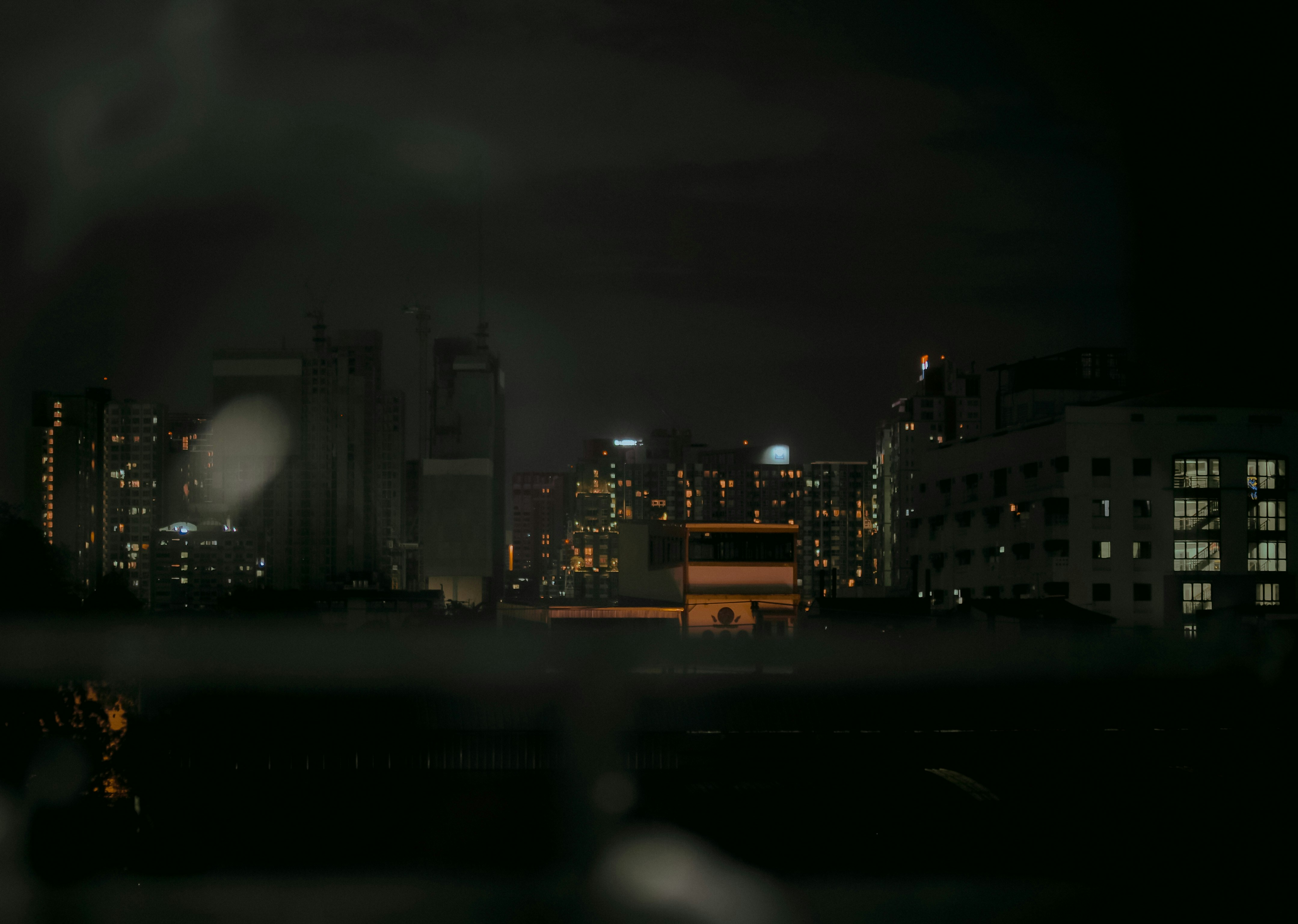 City with high rise buildings during night time photo – Free Thailand ...