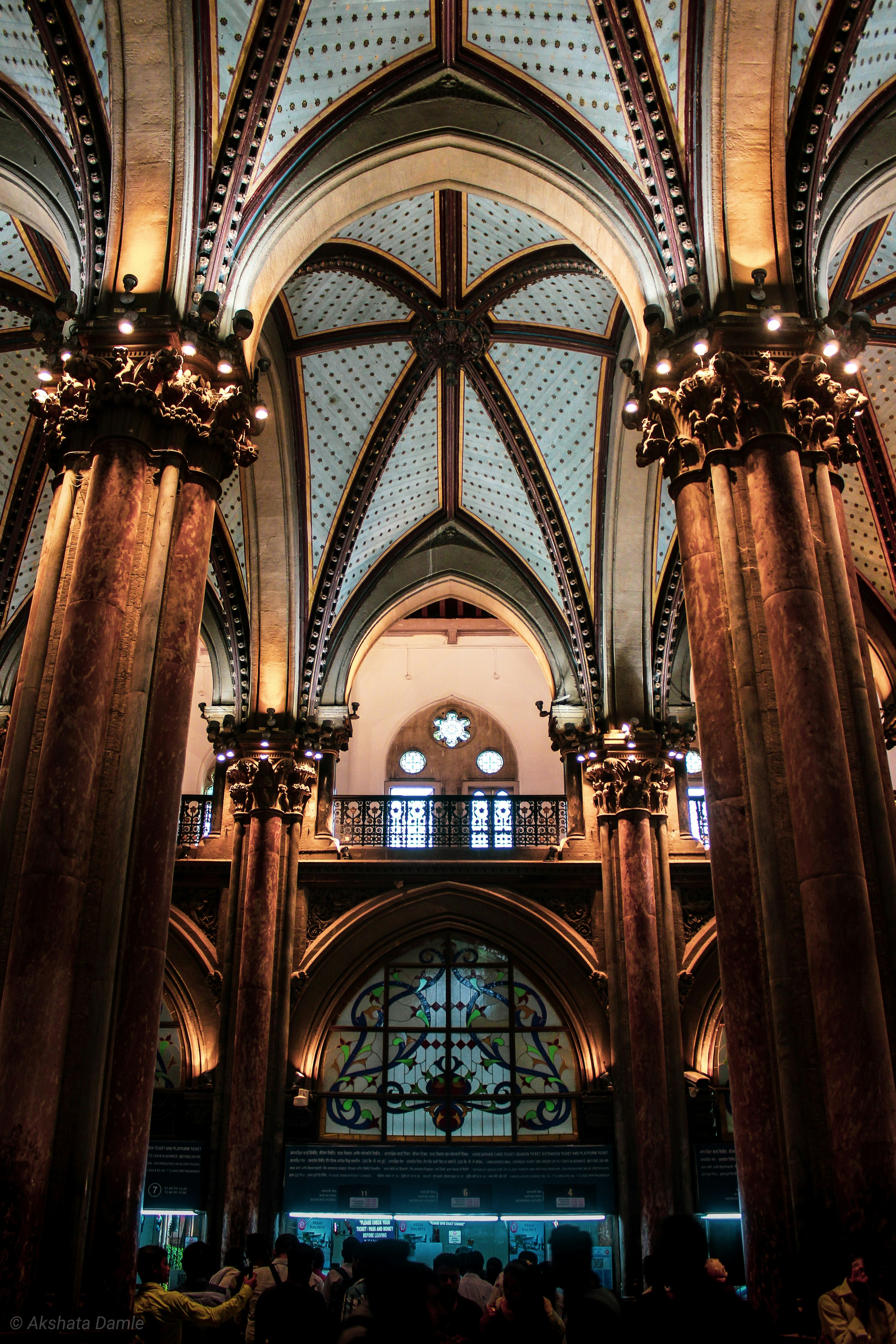CST Railway Station- A UNESCO World Heritage site | brown and white cathedral interior