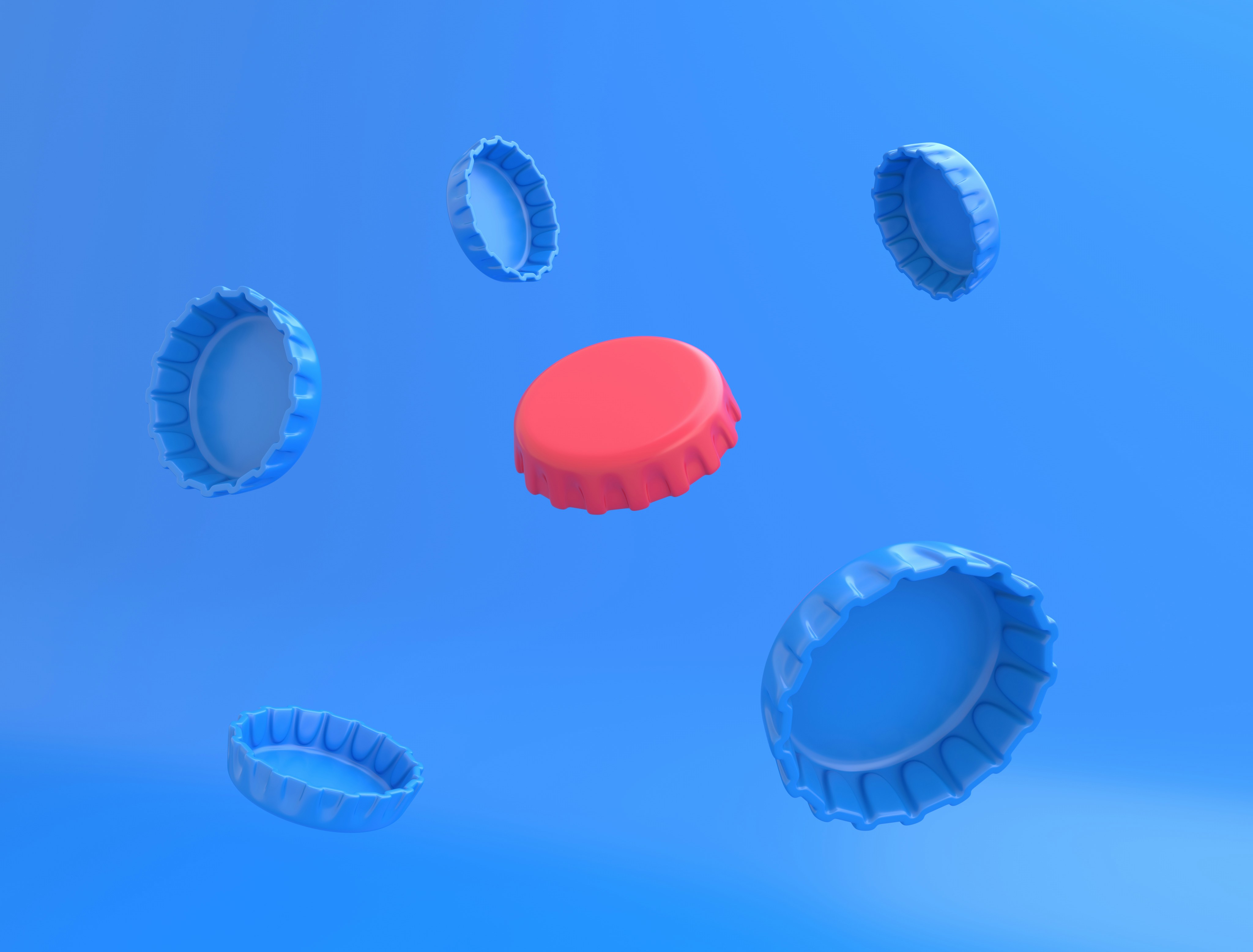 Blue red and yellow water droplets photo – Free Los angeles Image on ...