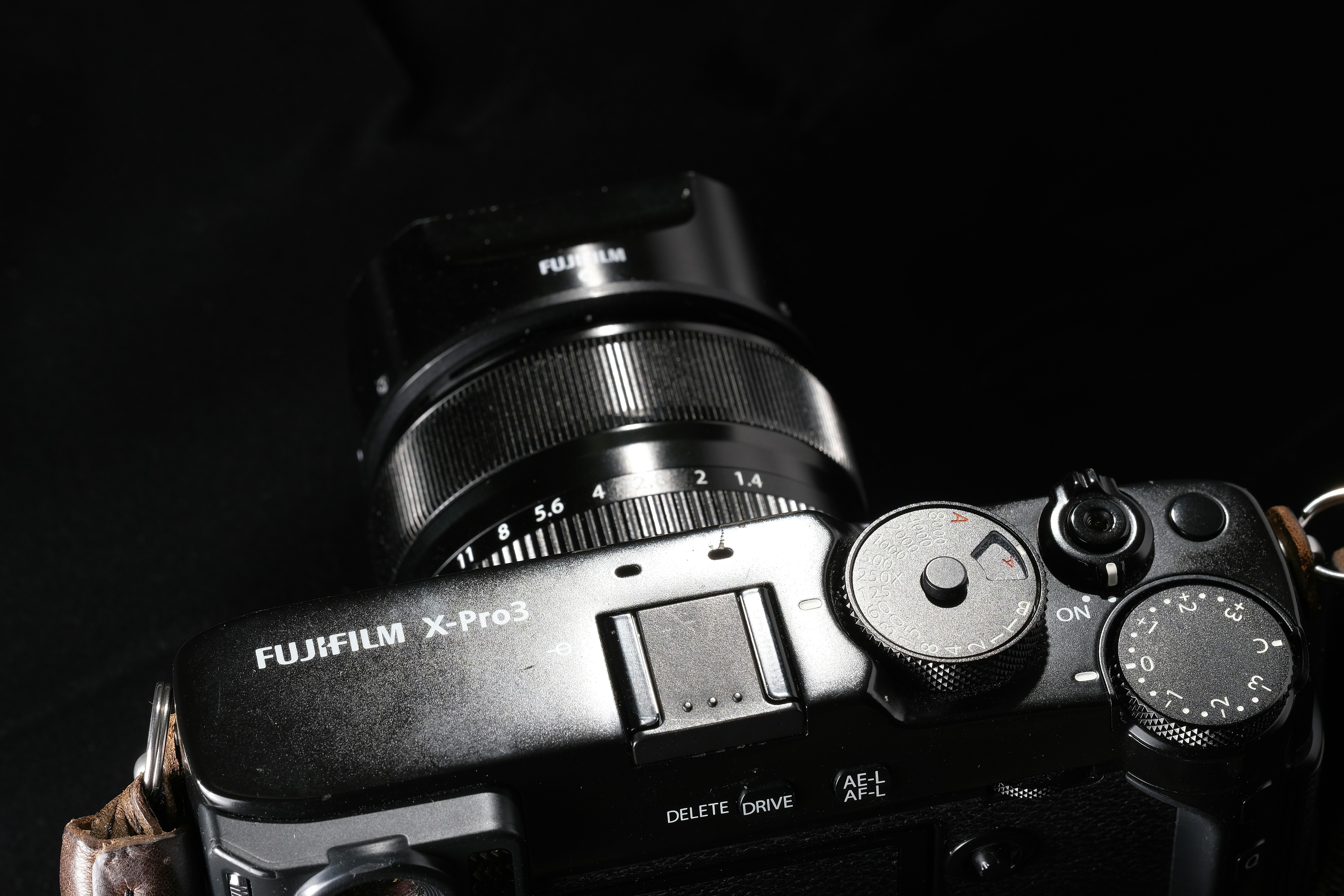 black and silver dslr camera