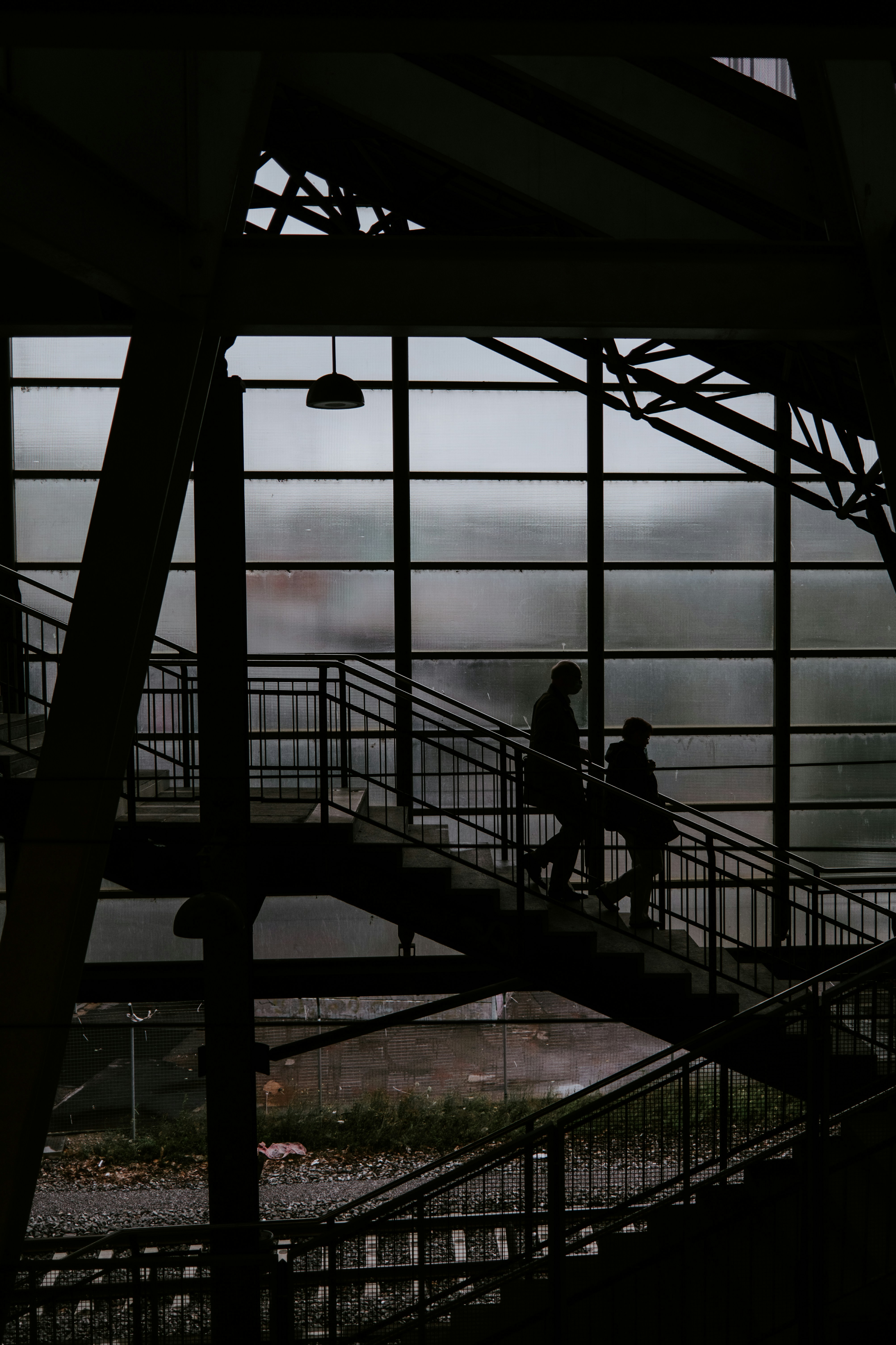 Echoes of Movement in Industrial Shadows