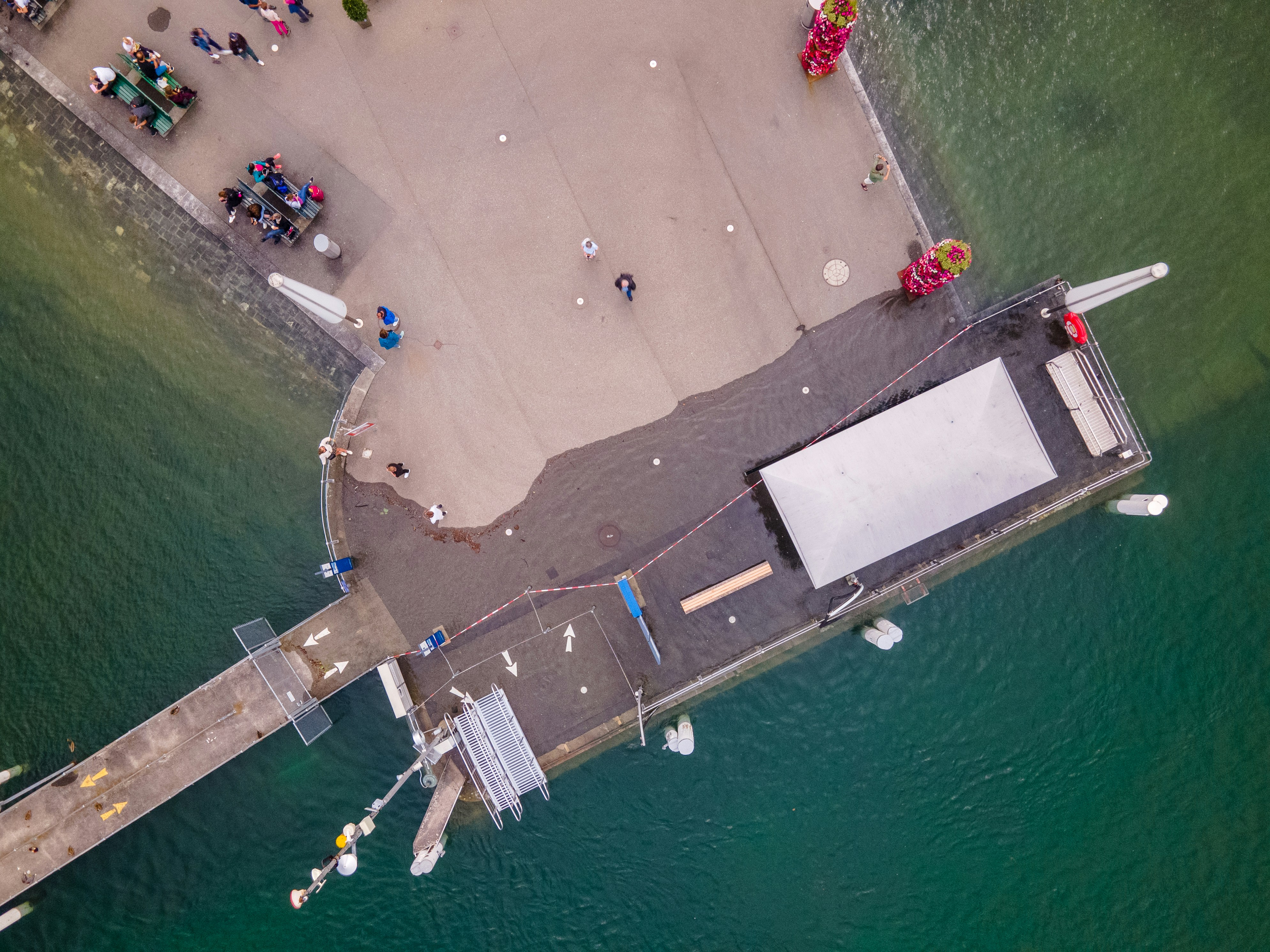 Aerial Footbridge to the Waterfront Stage