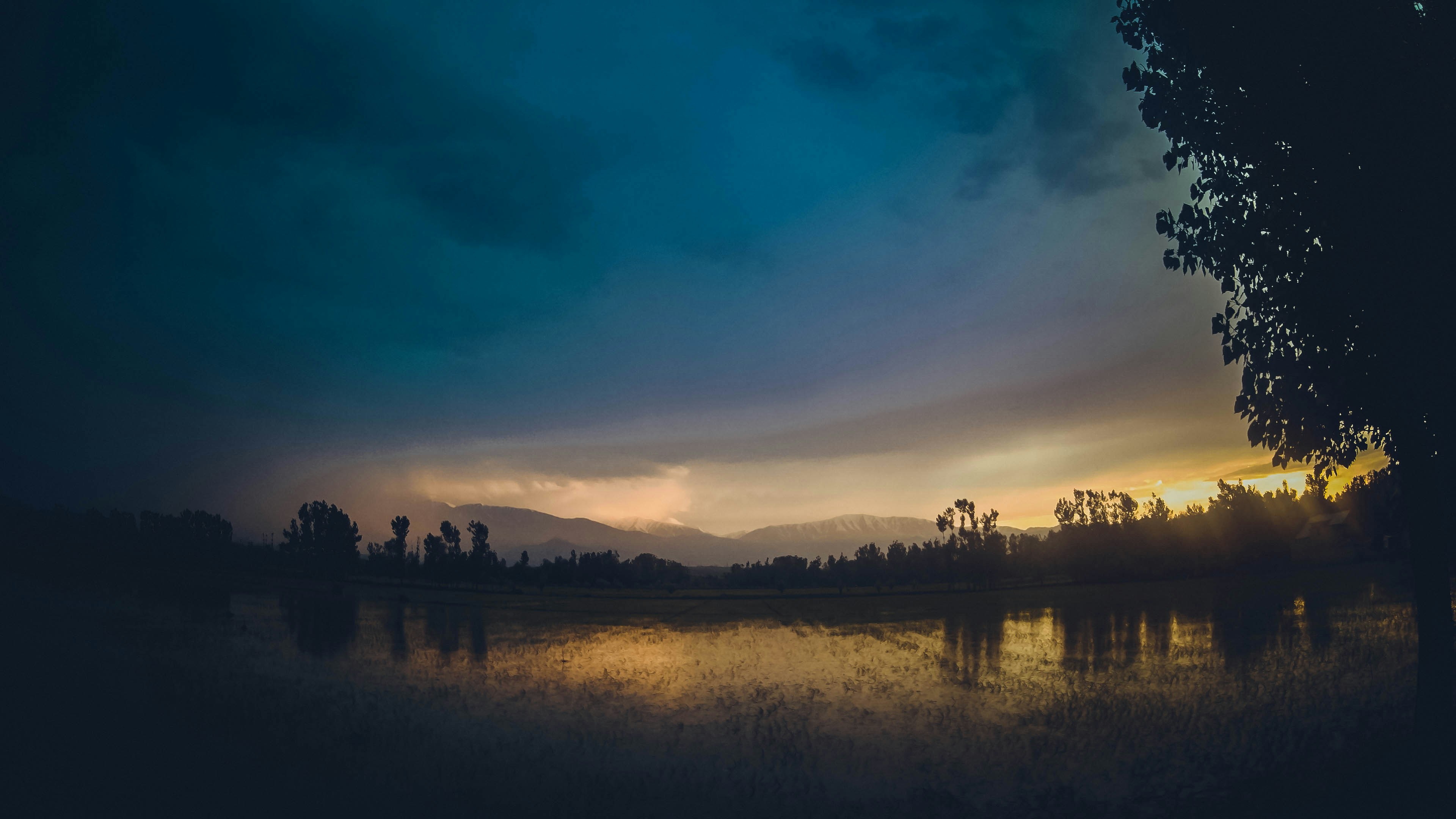 Somewhere in Kashmir where the dark meets the light 
