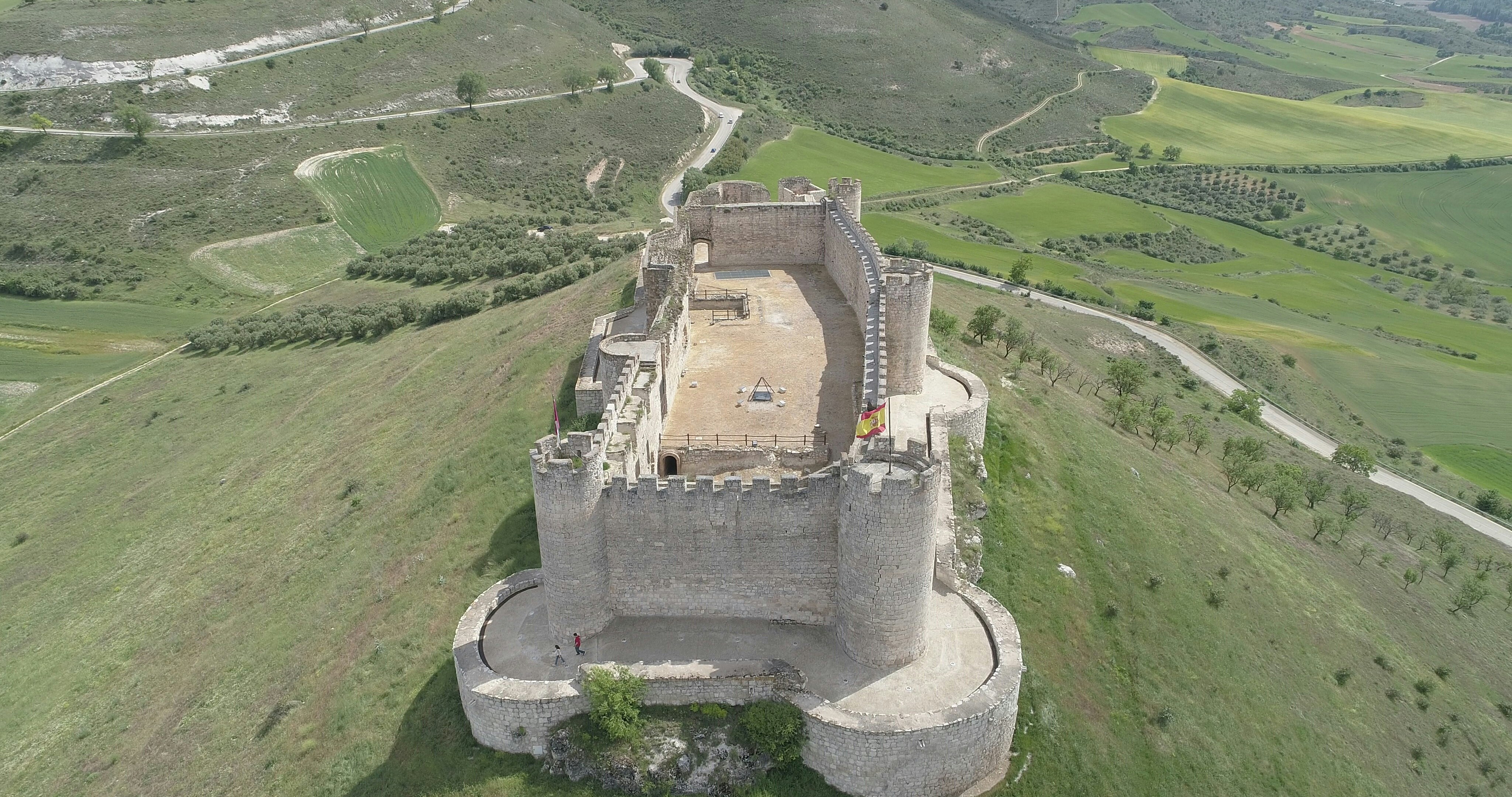 Ridgetop Citadel: Aerial Portrait of a Hilltop Fortress