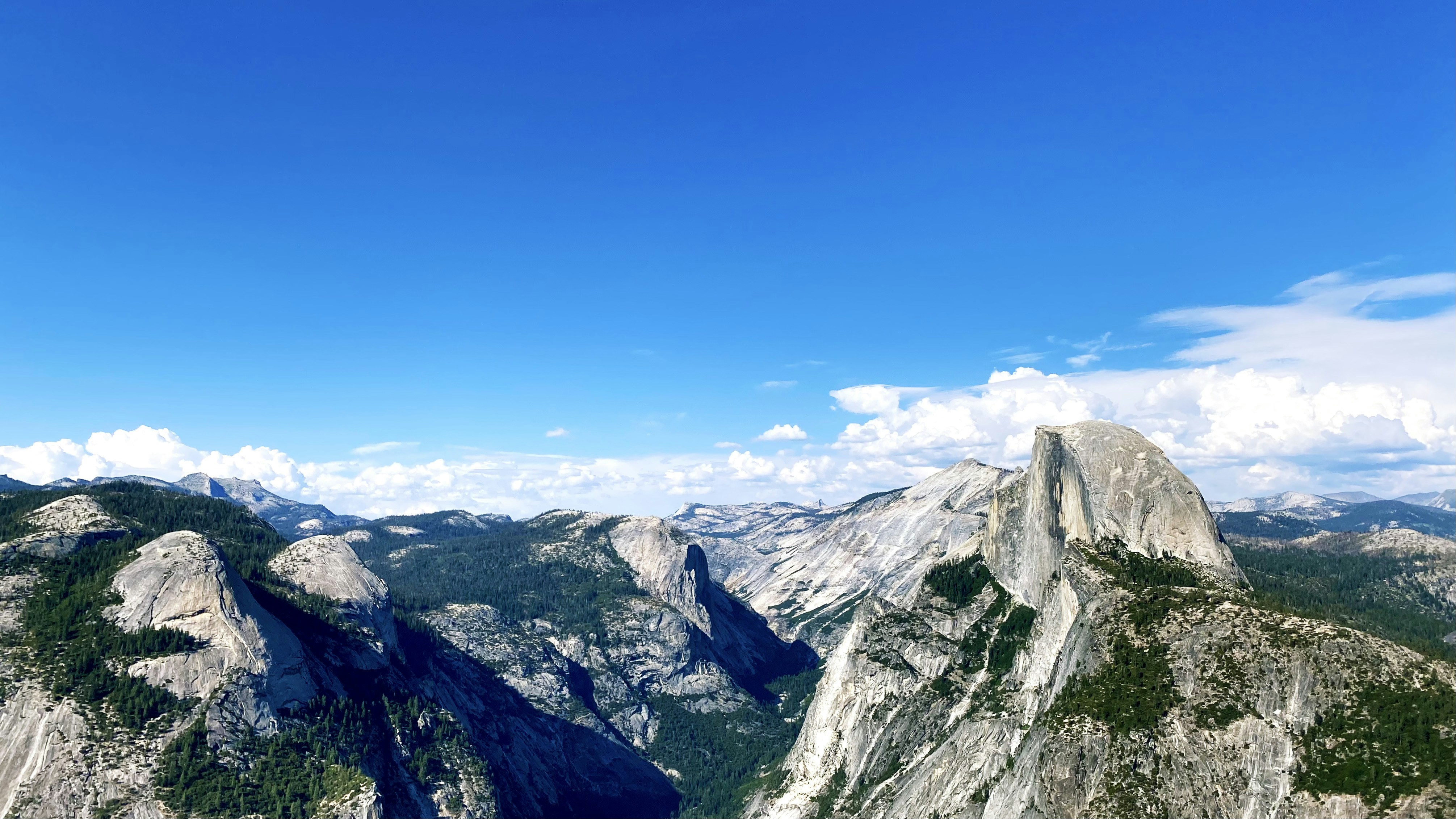 Azure Crest: Granite Peak Under a Cerulean Sky