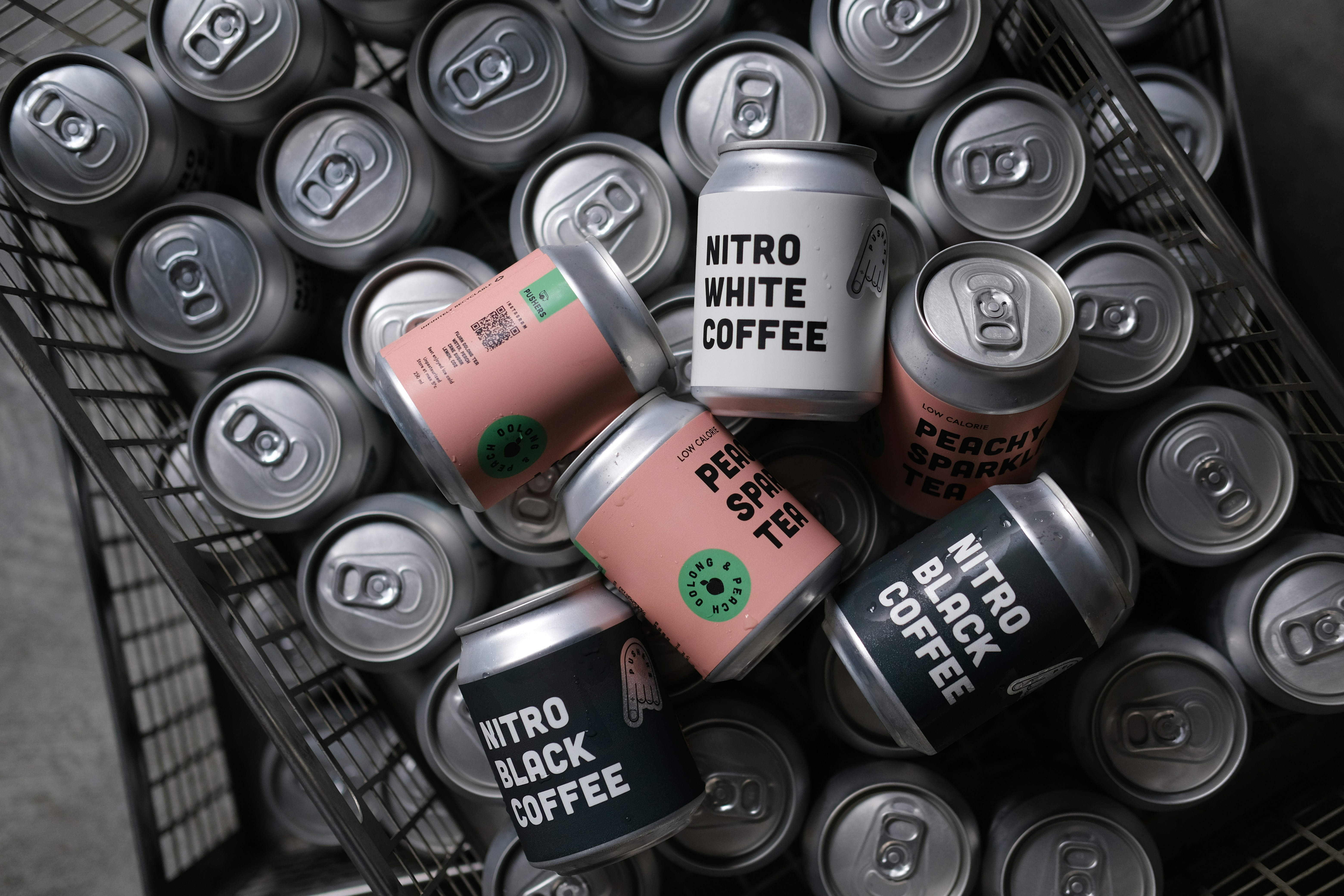 Red and white labeled can photo – Free Concreate Image on Unsplash