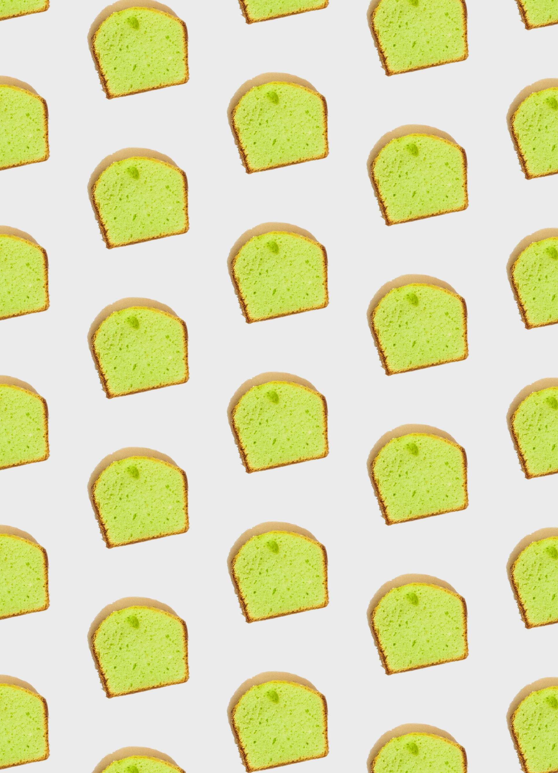 Lime Toast Mosaic: A Repeating Neon Pattern on White