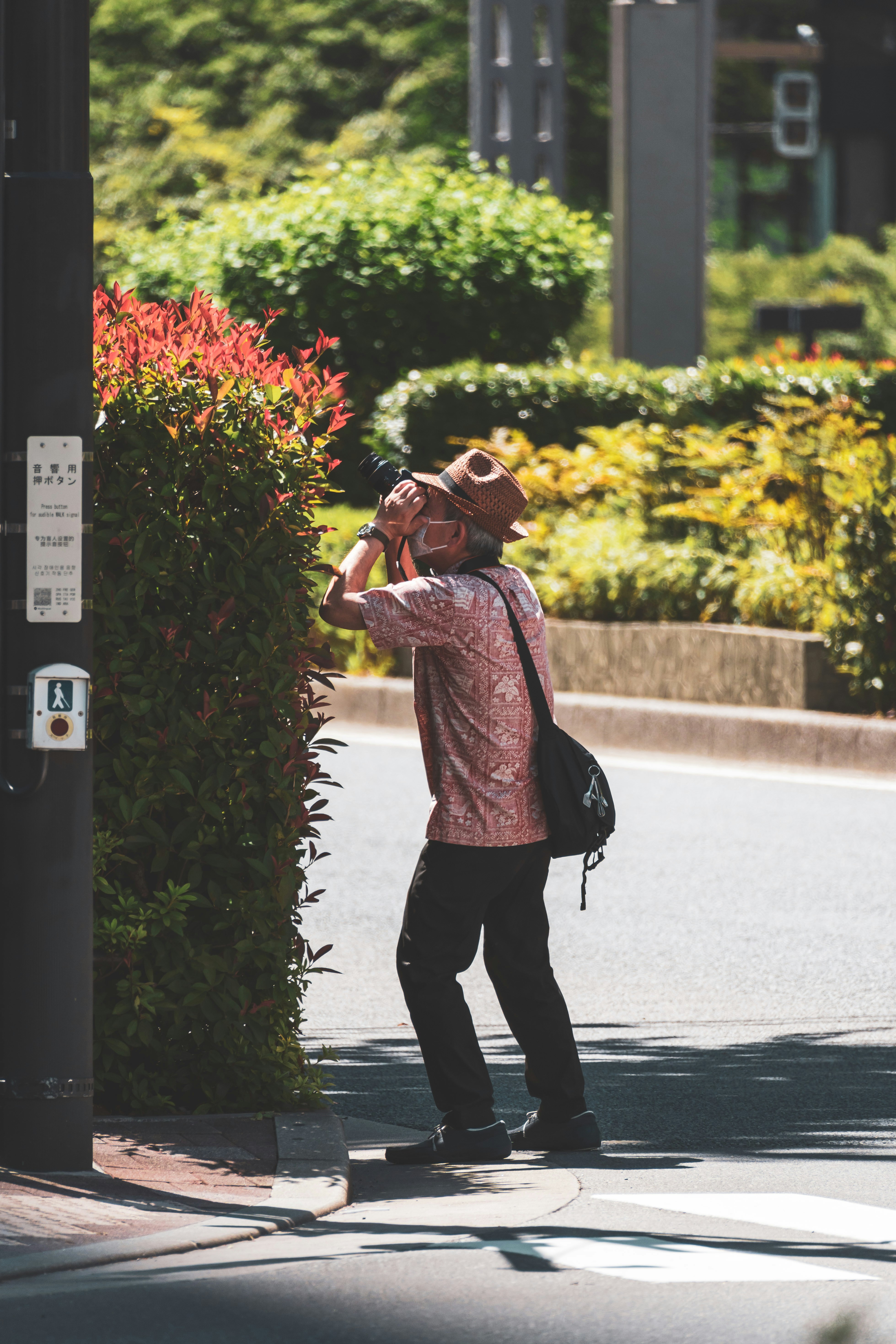 He is a street photographer.