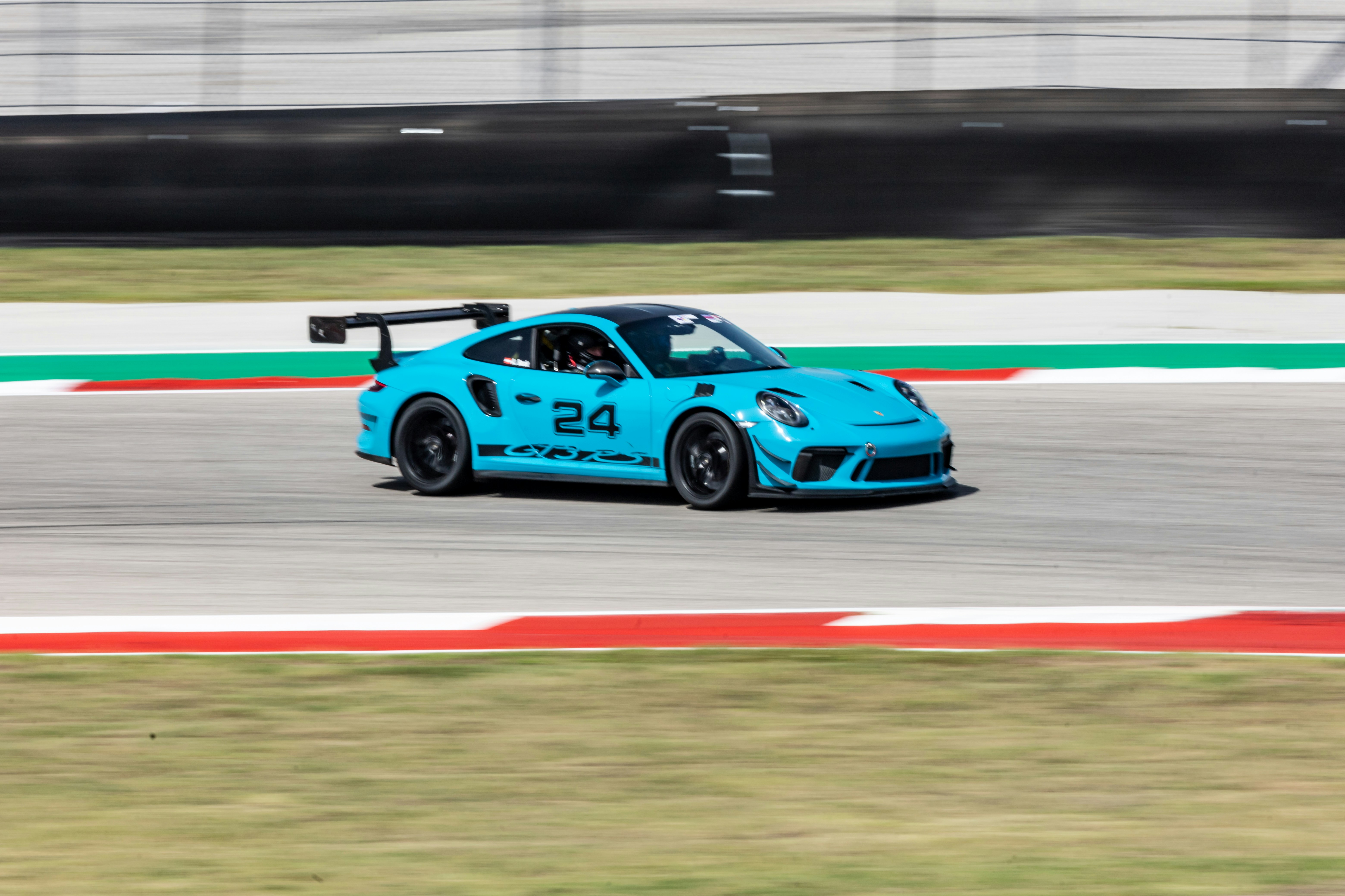 Red and blue porsche 911 on track field photo – Free Automobile Image ...