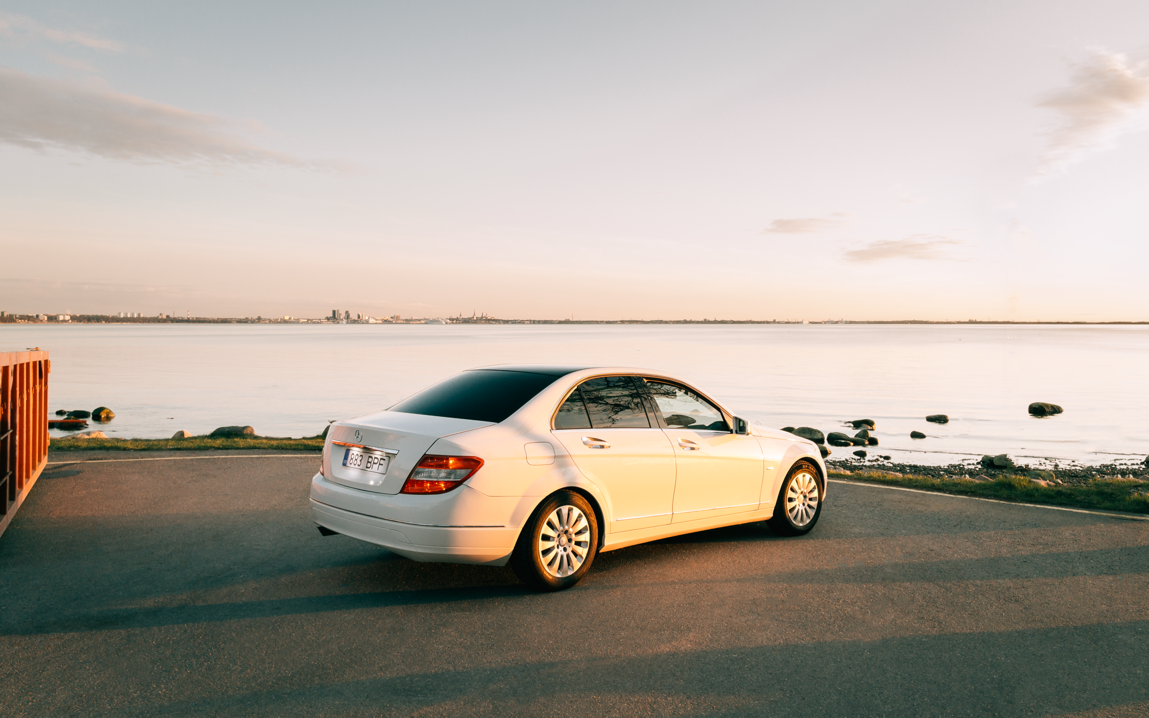 White sedan on gray asphalt road during daytime photo – Free Tallinn ...