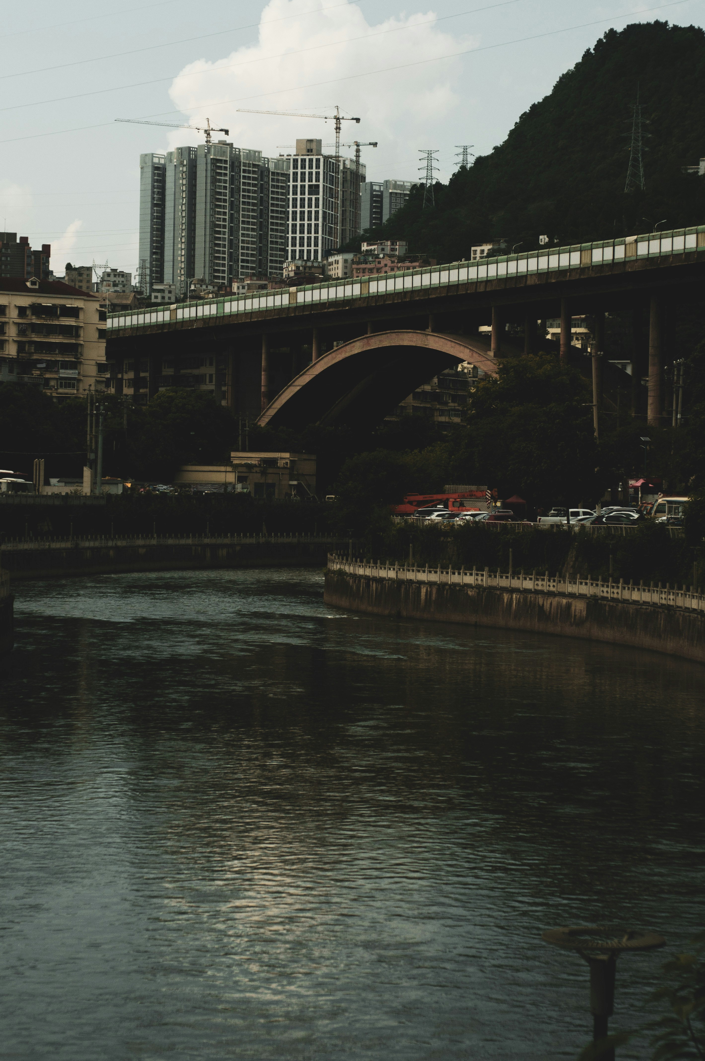 bridge over river during daytime