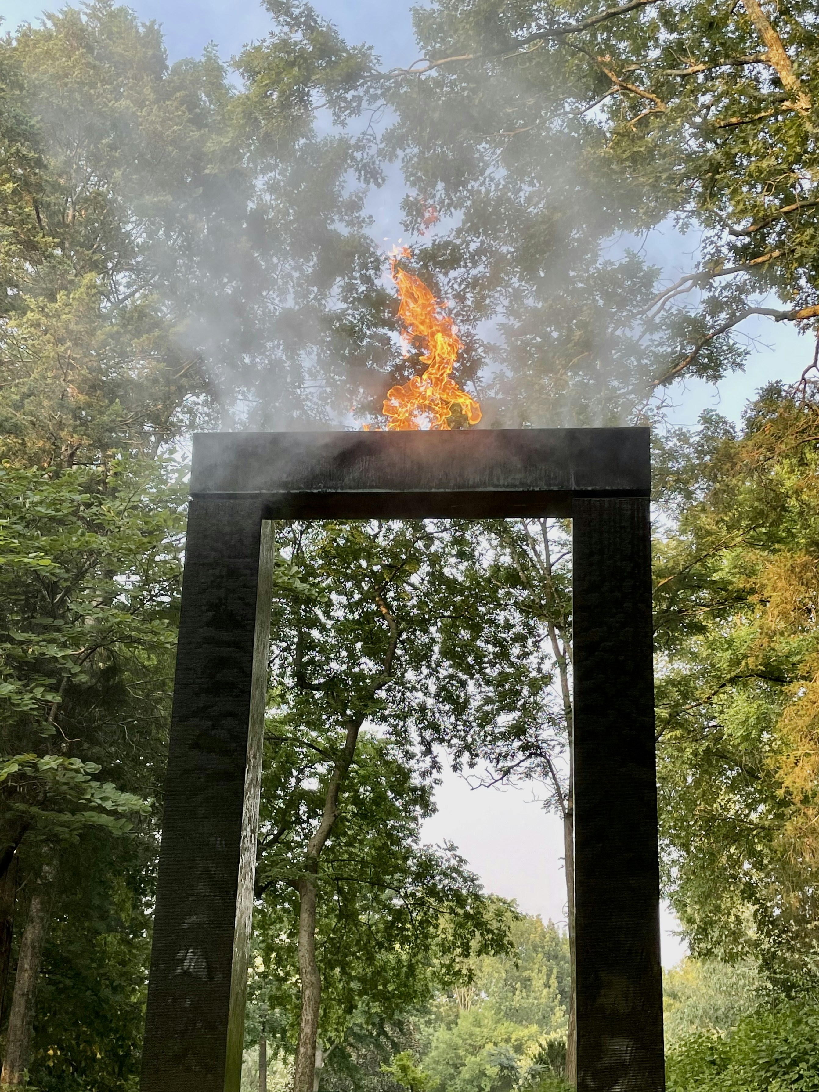 Ember Crown over a Forest Portal