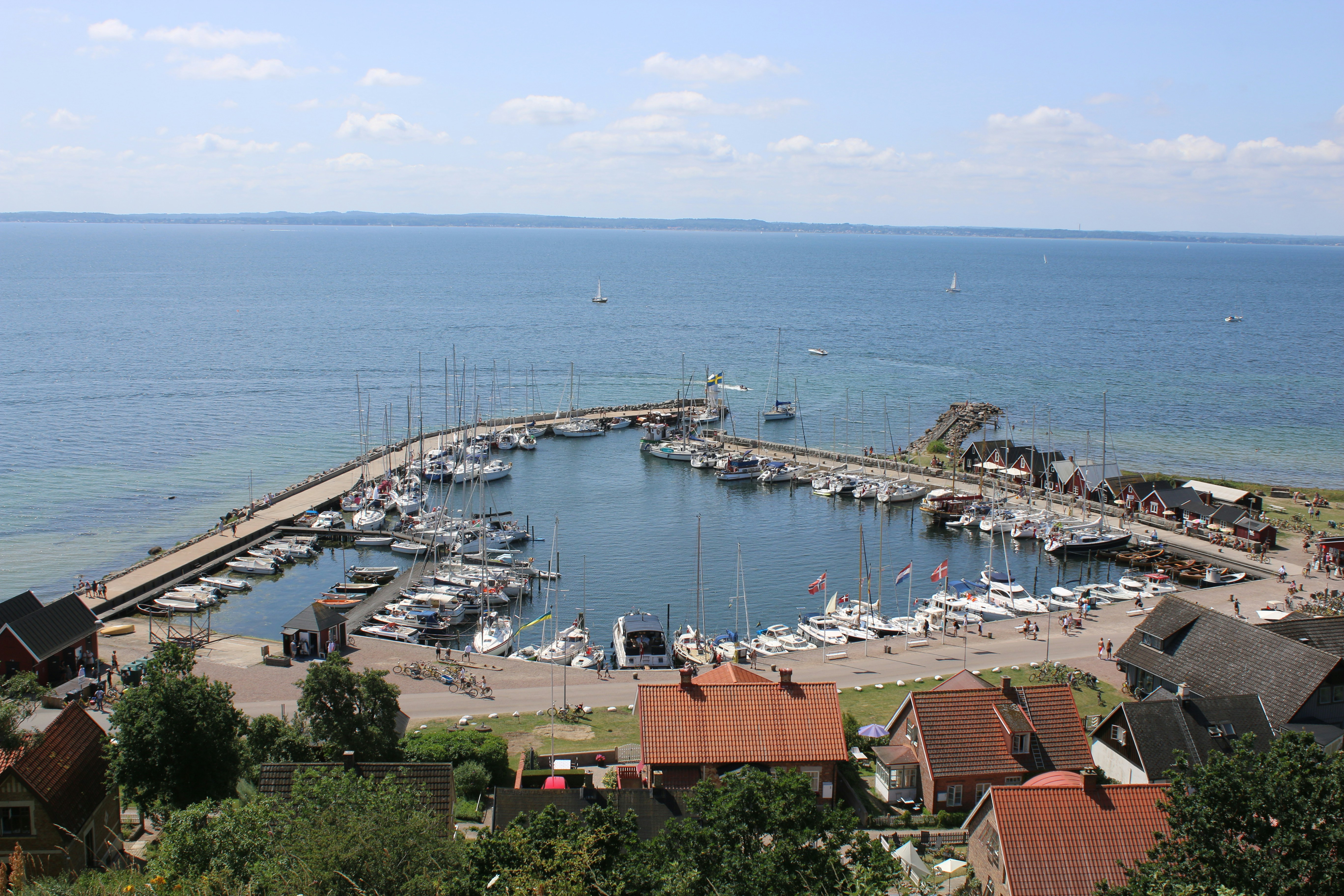 Marina Serenity: A Coastal Retreat from Above
