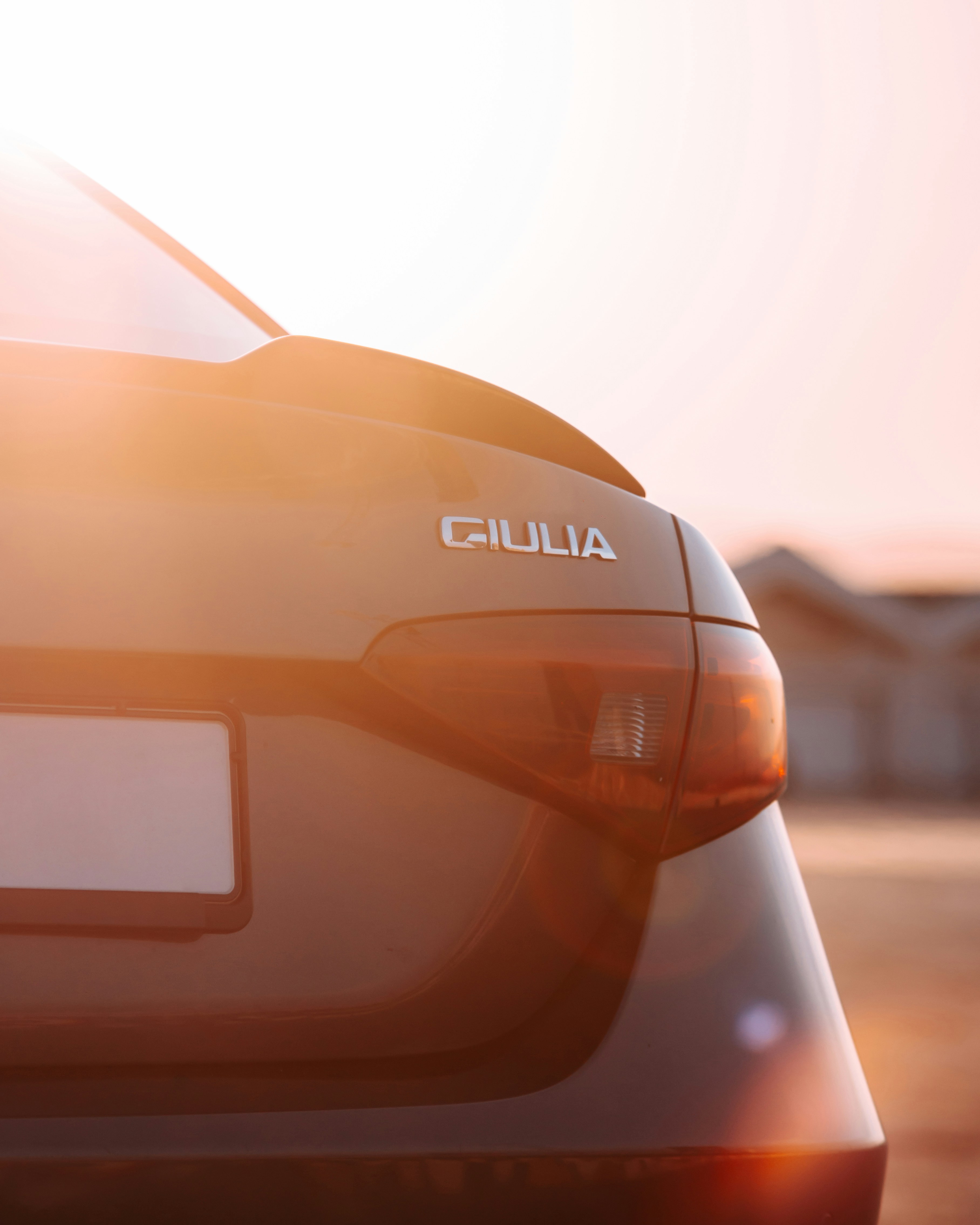 Sunlit Giulia: The Car’s Quiet Confidence in Golden Hour