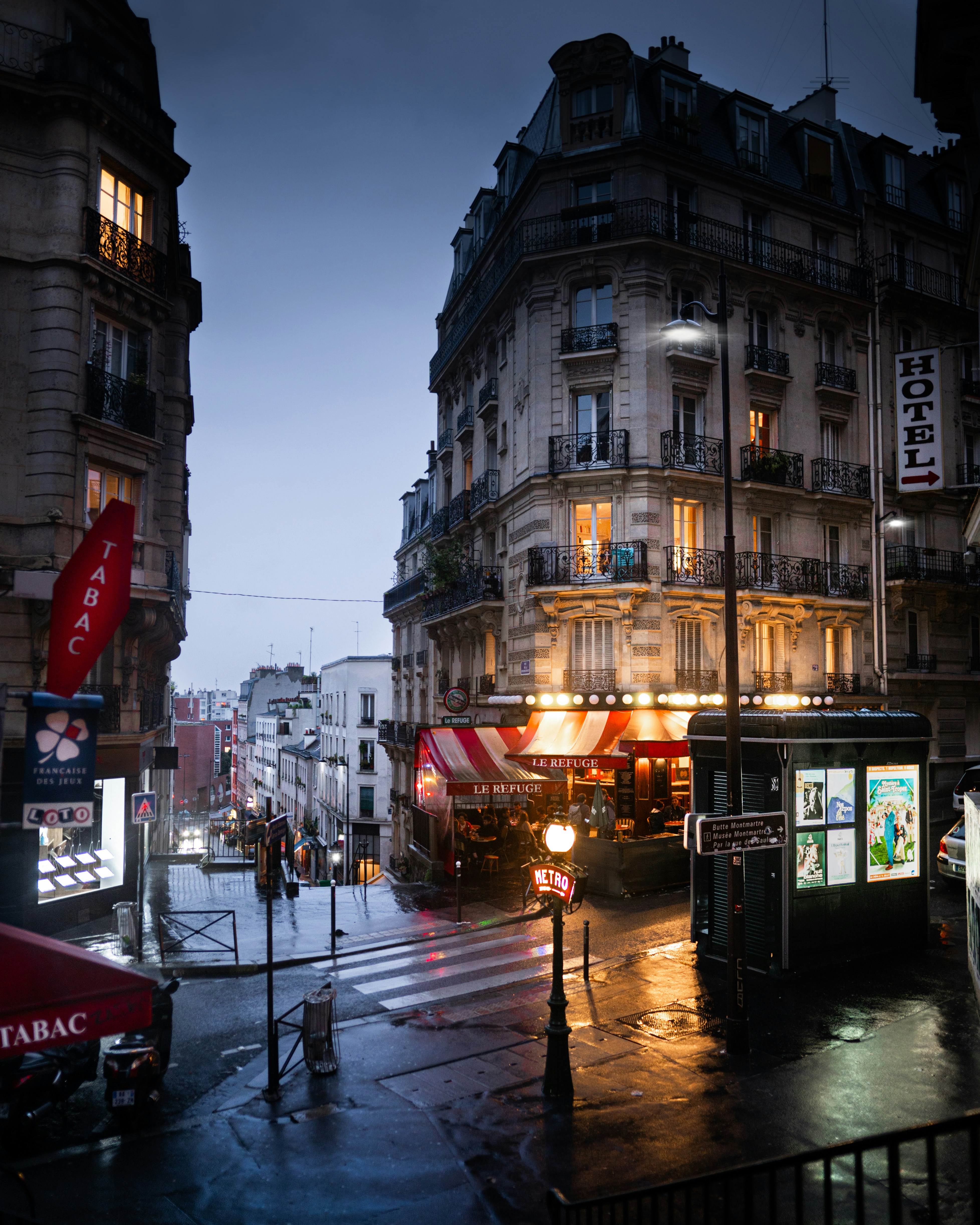 Paris Streets At Night