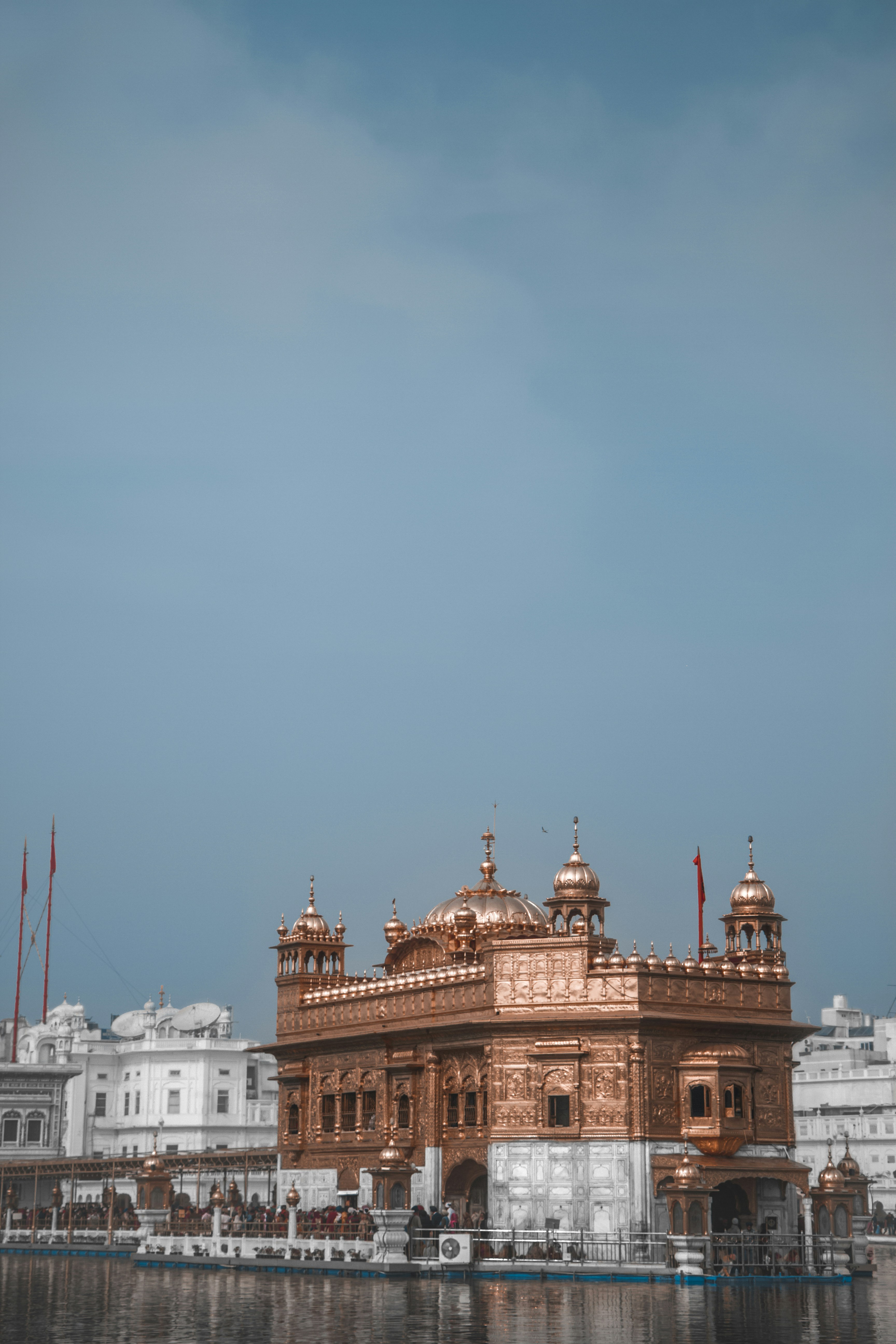 Golden Temple Pier: A Serene Shrine on Reflective Waters