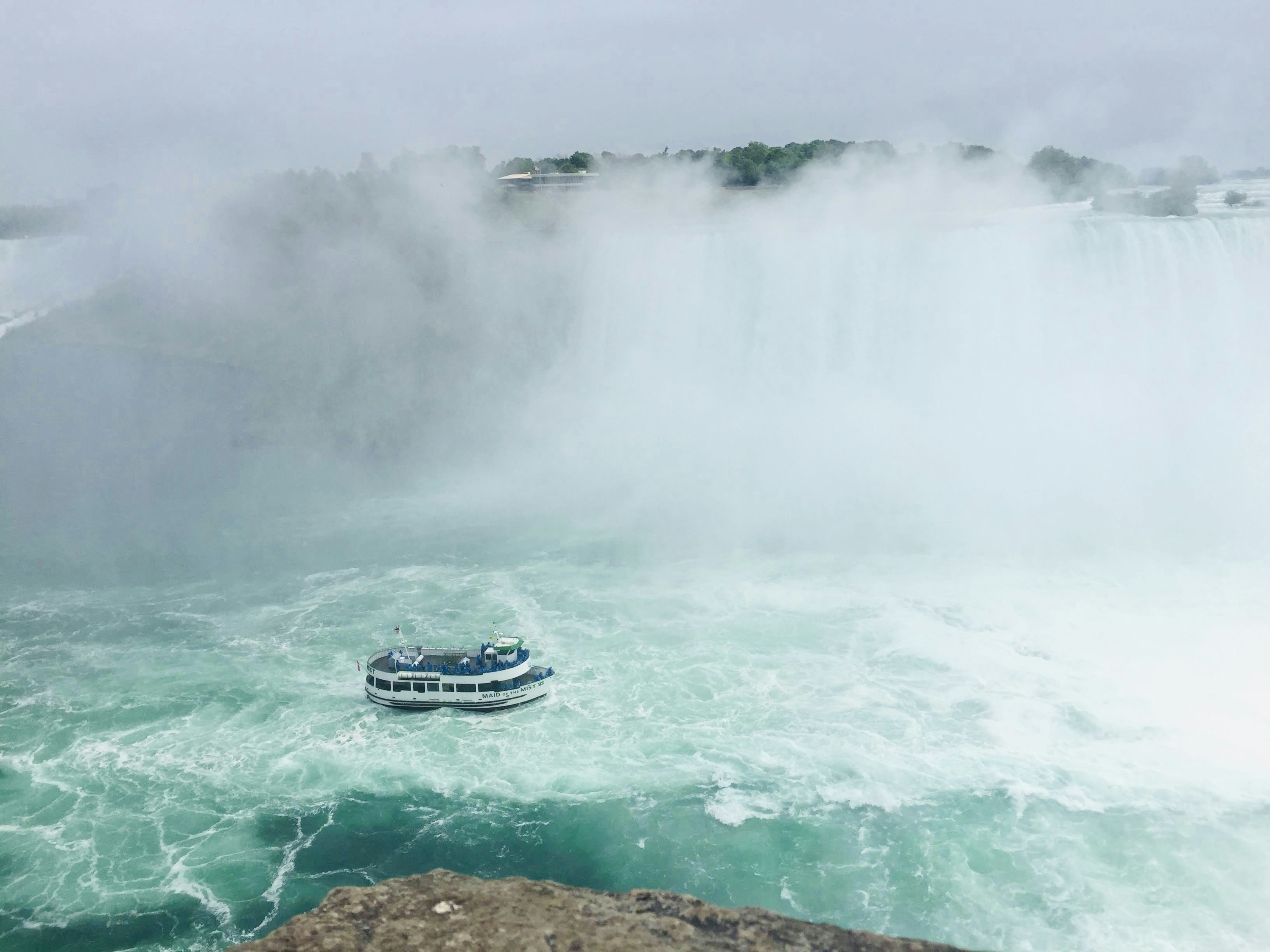 Mist and Marble: A Boat Near the Veil of Thunder