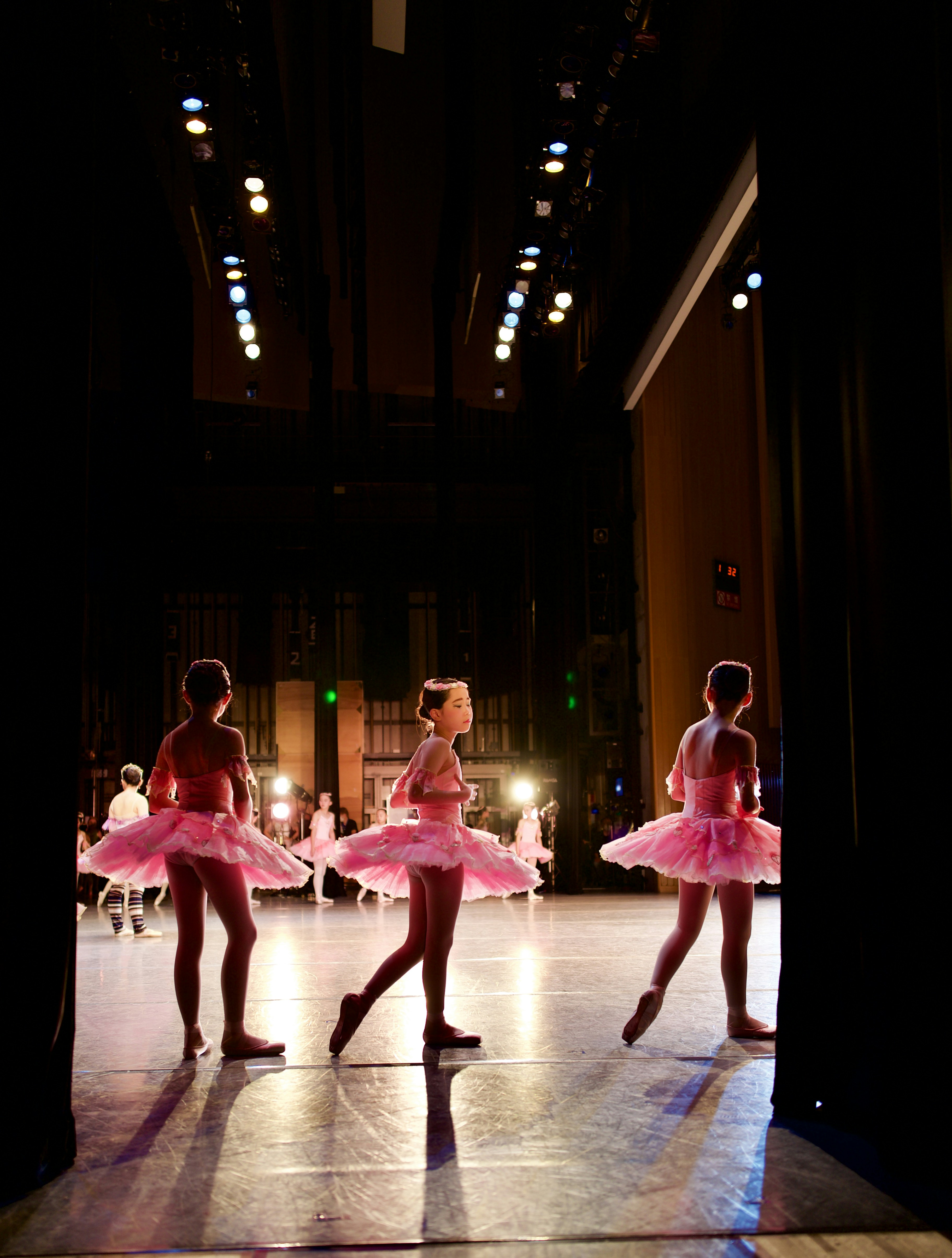2 filles en robes roses marchant sur le couloir photo – Image gratuite ...