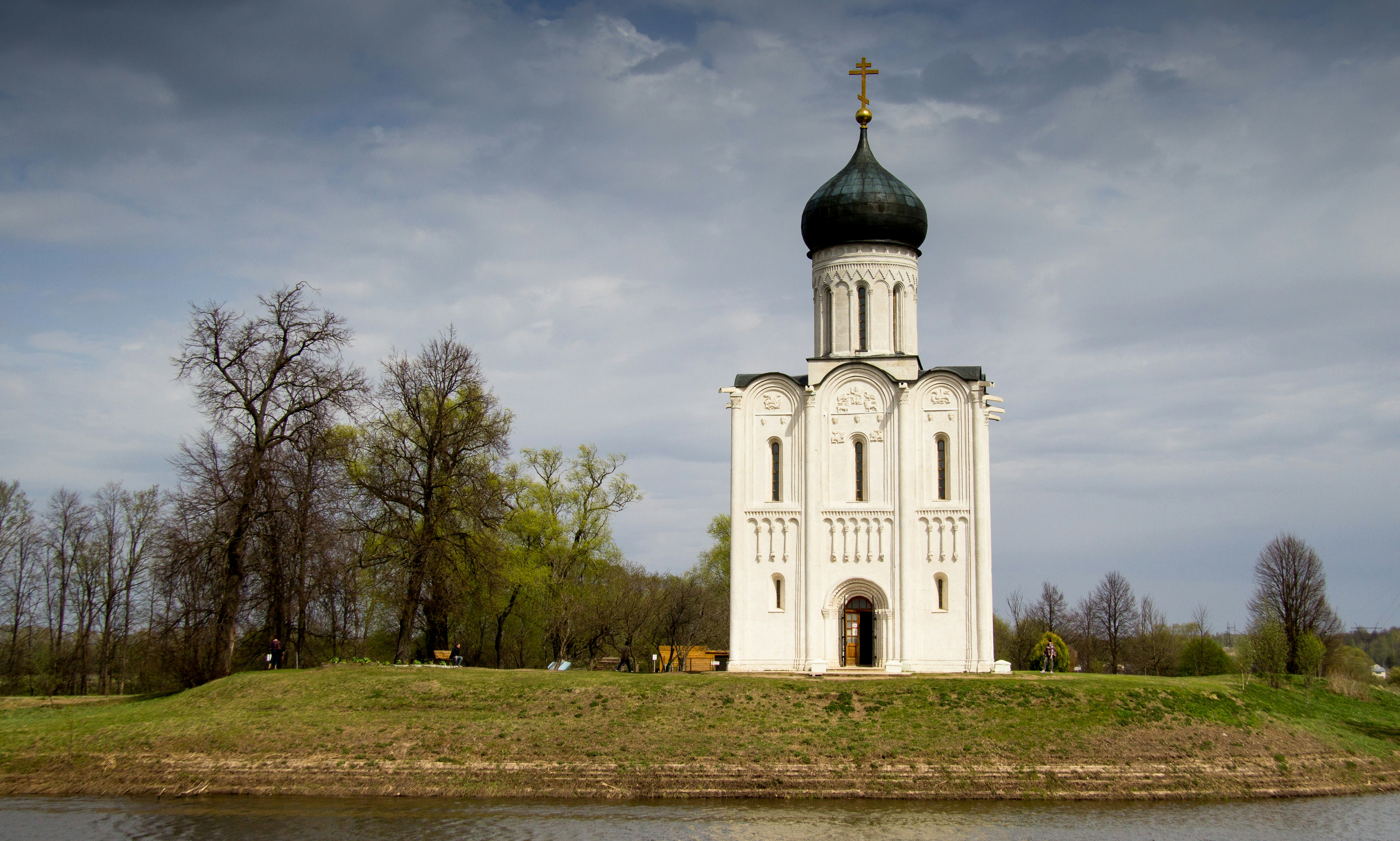 White concrete church under cloudy sky during daytime photo – Free ...